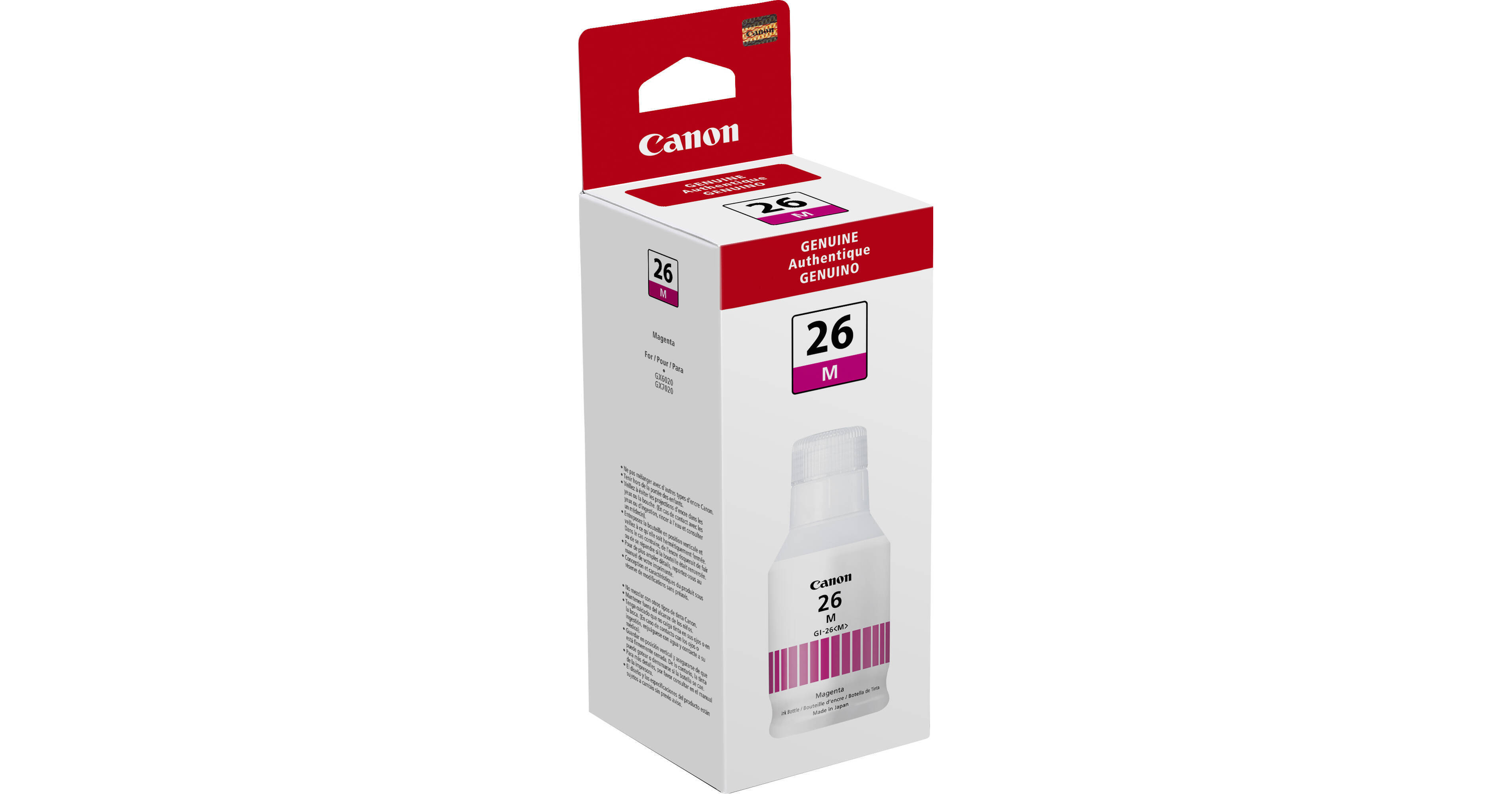 Canon GI-26 Magenta Ink for MAXIFY 6020 and 7020 Printers