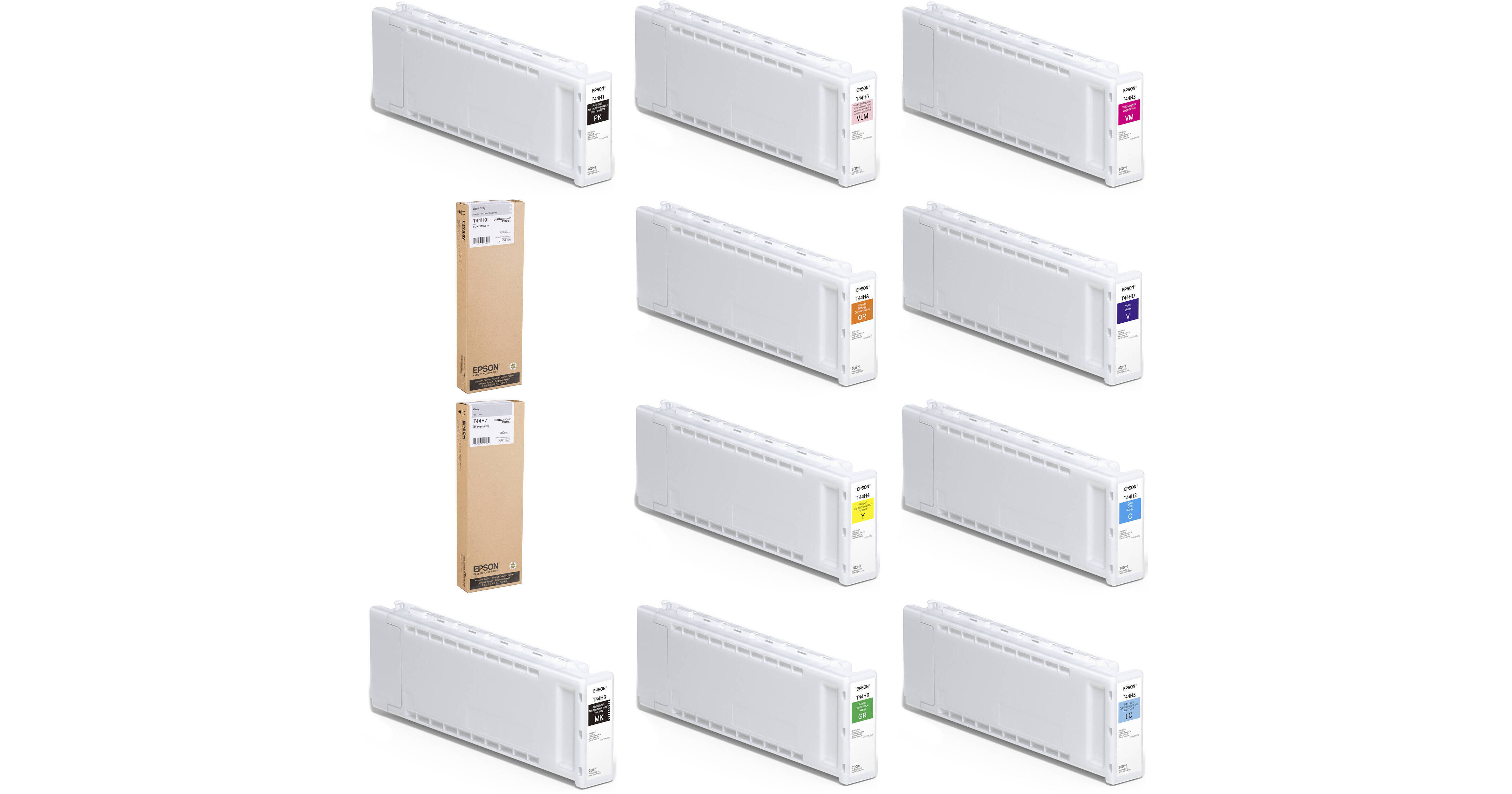 Epson UltraChrome PRO12 Ink Cartridge Set (700mL) B&H Photo