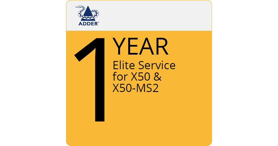 Adder Elite Service for ADDERLink X50 & X50-MS KVM ES-X50 B&H