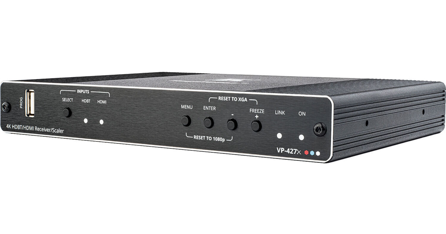 Kramer 4K Auto-Switcher/Scaler Receiver over Long-Reach VP-427X