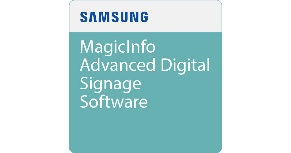 Samsung MagicInfo Advanced Digital Signage Software CY-MIASSTS
