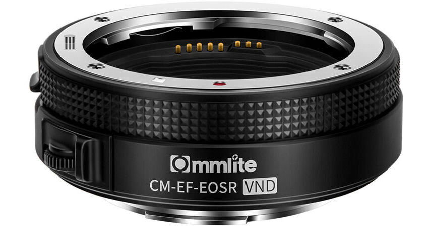 Commlite AF Mount Adapter with Variable ND CM-EF-EOSR VND B&H