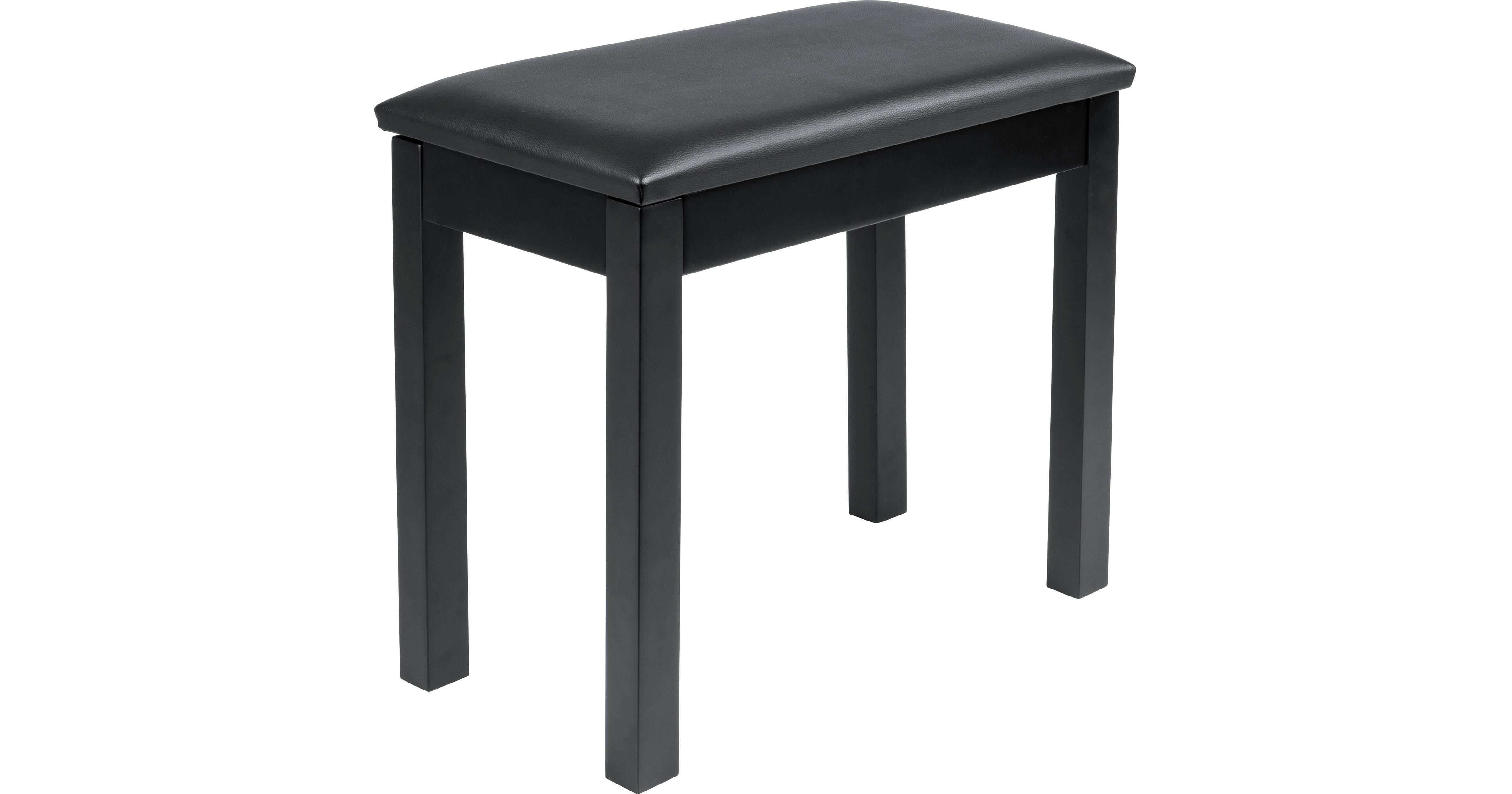 Gator Traditional Wooden Piano Bench (Black) GFW-KEYBENCH-WDBK