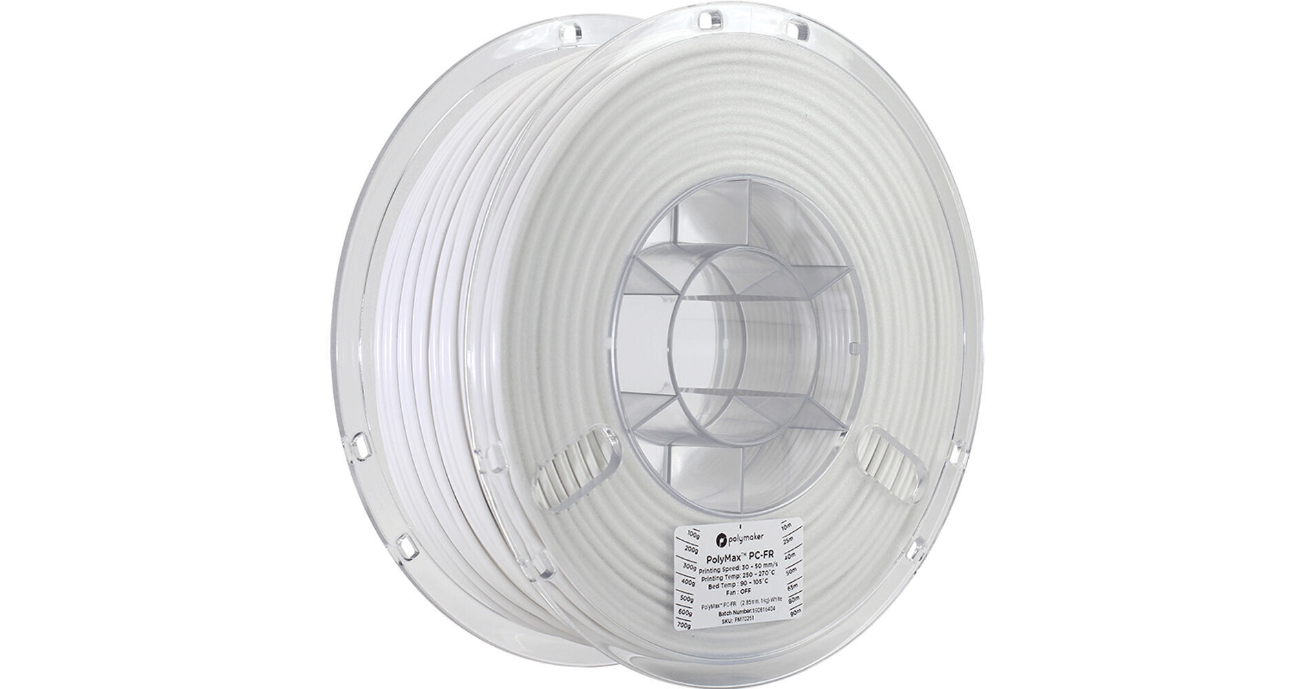 Polymaker PolyMax PC-FR 3D Printing Filament 2.2 lb PM70251 B&H