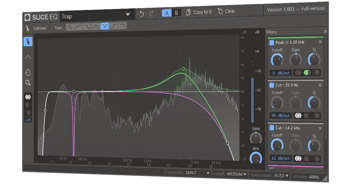 Kilohearts Slice EQ Advanced Parametric EQ Plug-In 11-30435 B&H