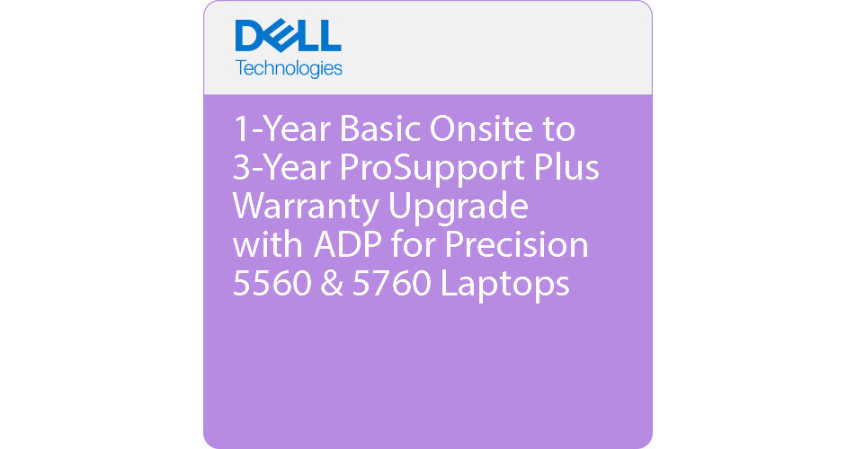 Dell 1-Year Basic Onsite to 3-Year ProSupport Plus 824-7877 B&H