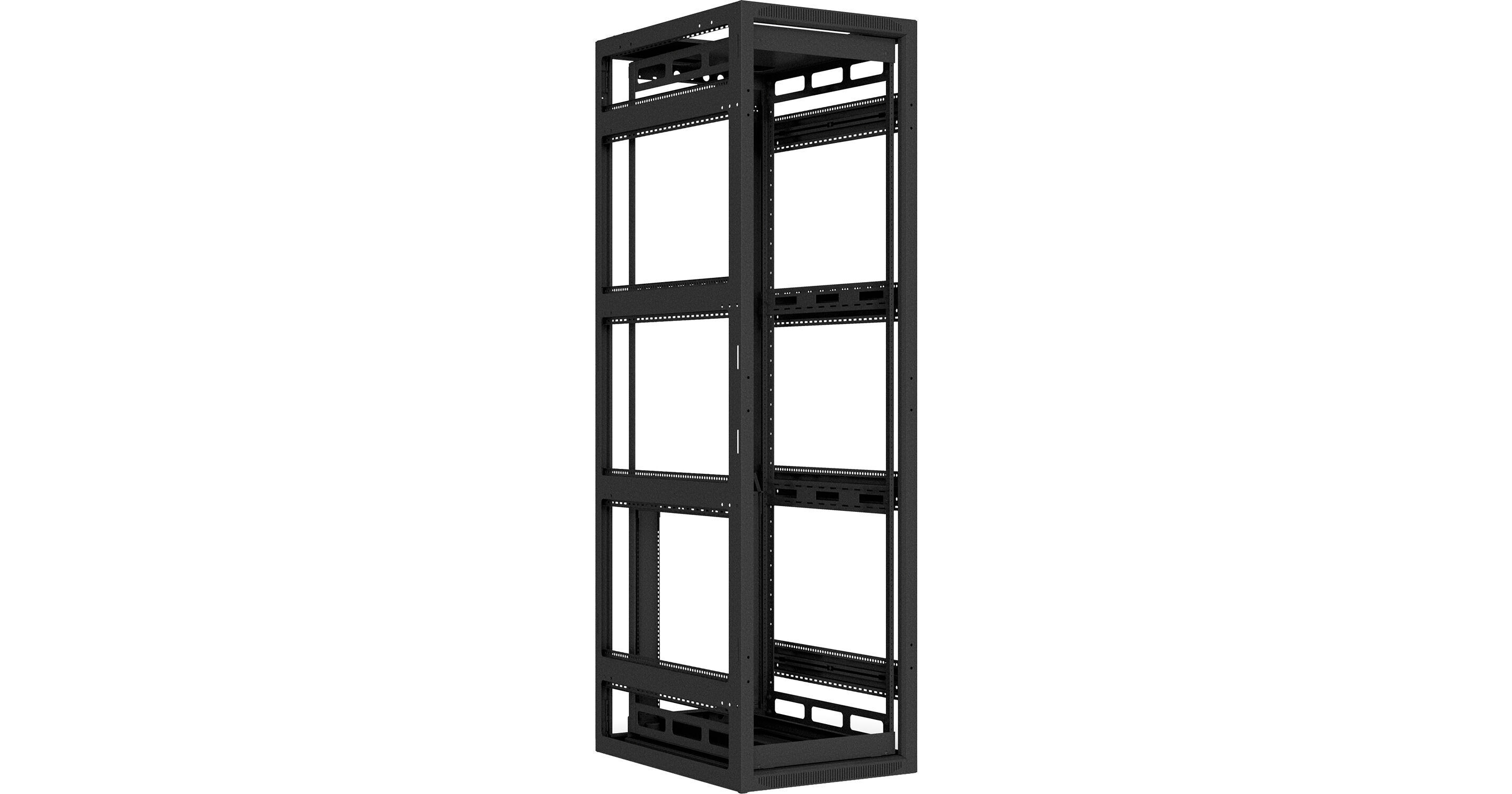 Middle Atlantic D Rack (Black, 45 RU, 20" Deep) AXS-IR-4527-20