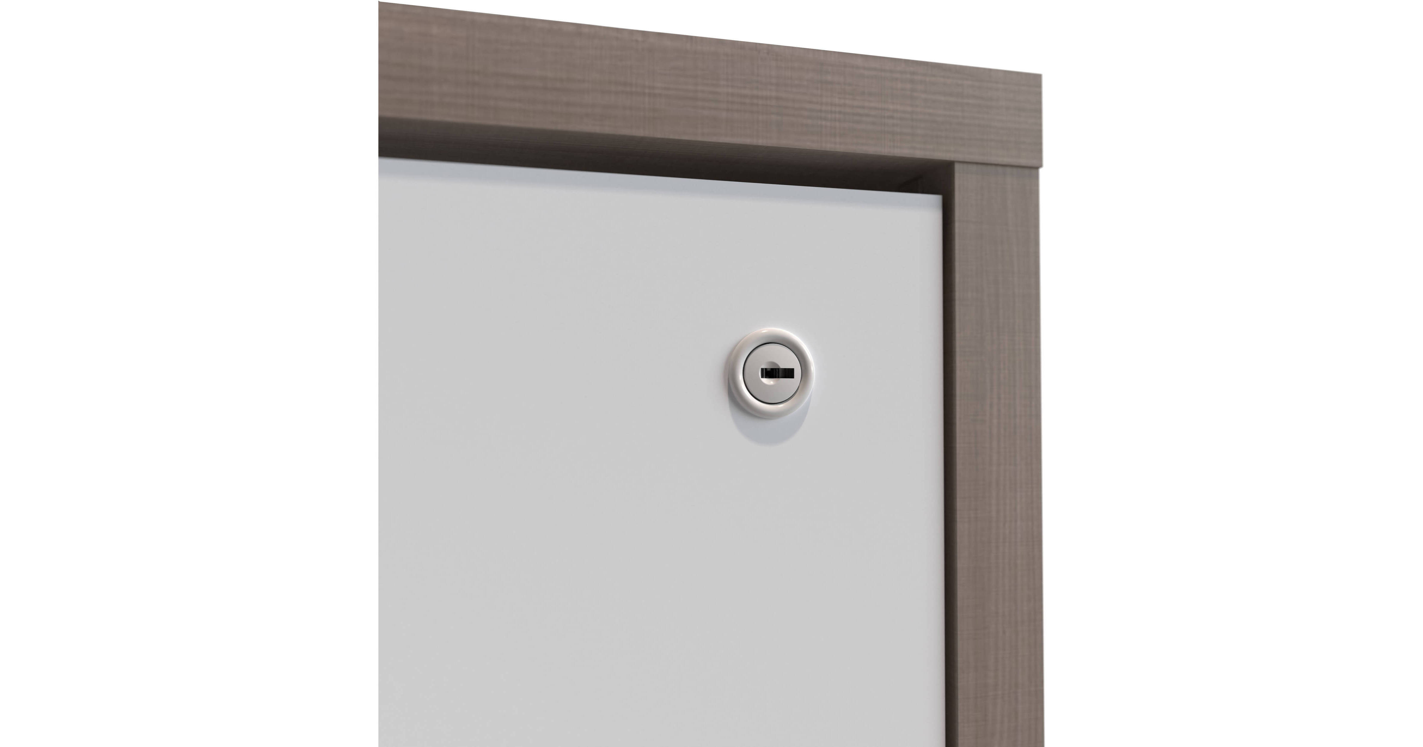 Middle Atlantic C3 Credenza Lock Kit (White) C3-LOCKKIT-WH B&H