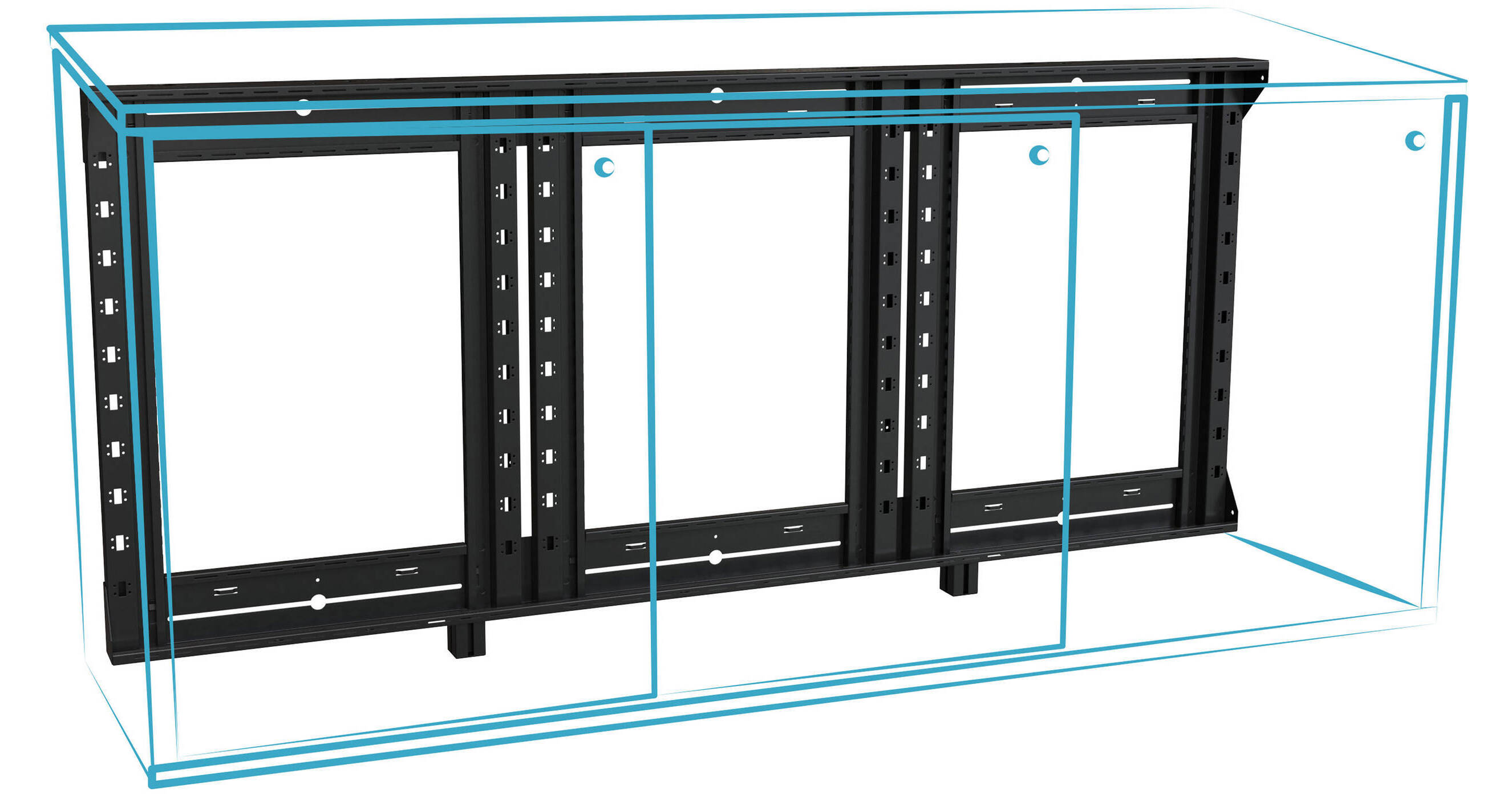 Middle Atlantic C3 Credenza Woodworker's Kit C3-WWHK3-32 B&H