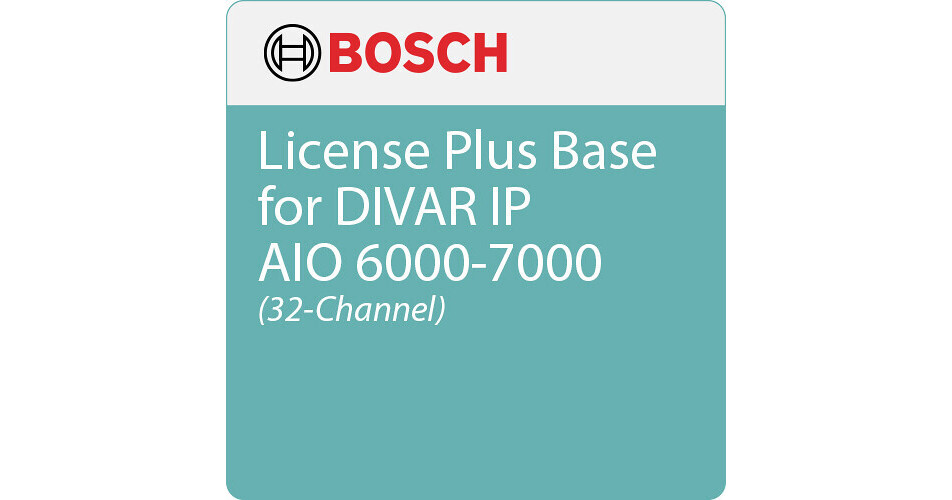 Bosch 32-Channel BVMS Plus License for DIVAR IP MBV-BPLU-DIP B&H