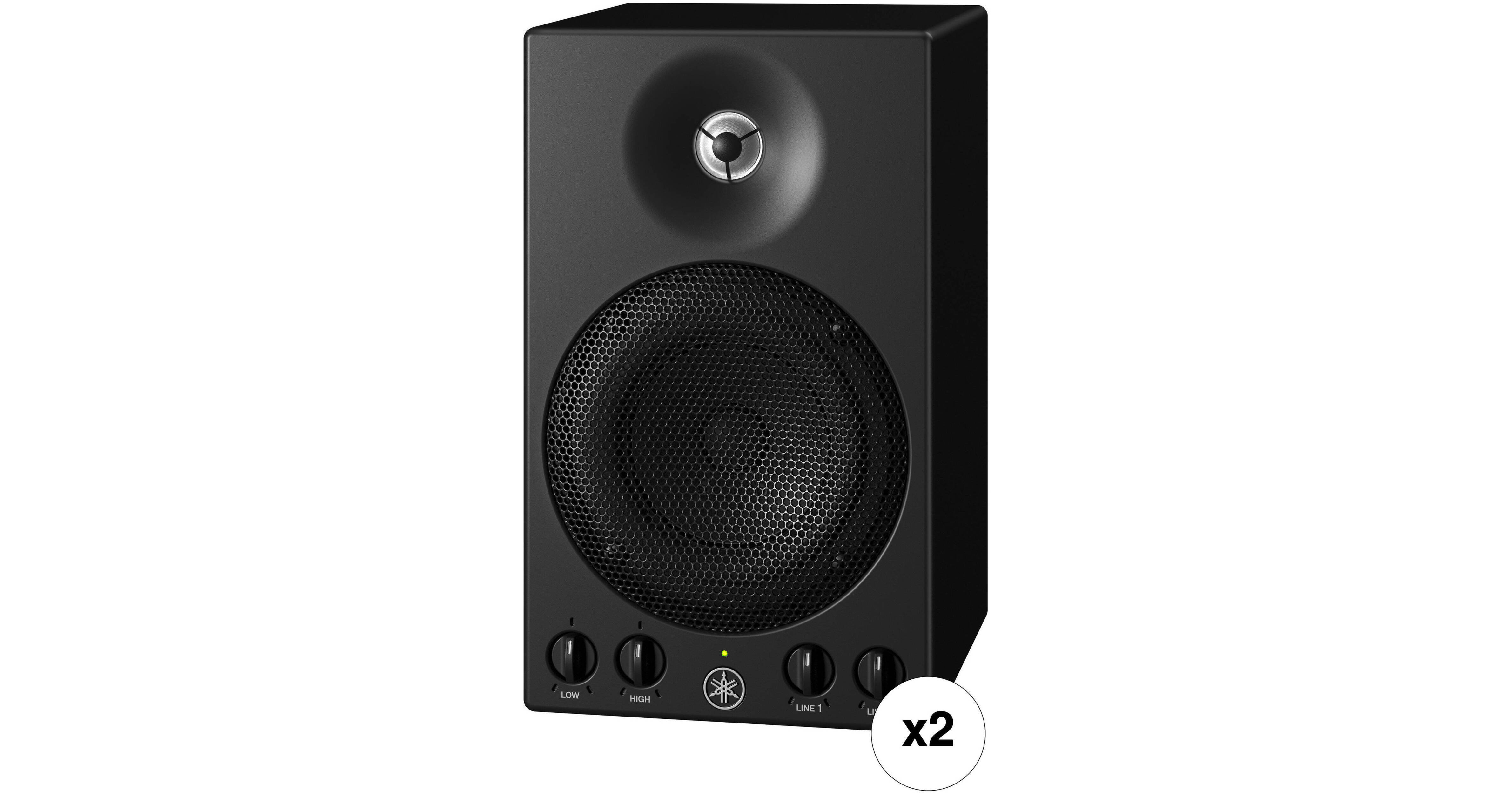 Yamaha MSP3A Powered Speaker (Pair) B&H Photo Video