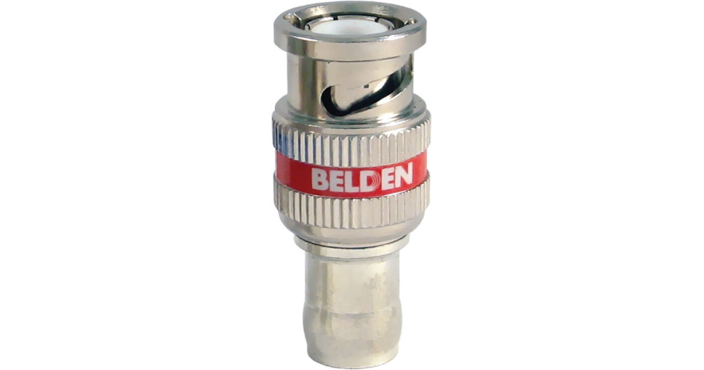 Belden 6 GHz BNC One-Piece RG-59 Compression Plenum 1506ABHD1