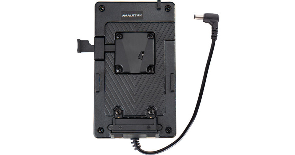 Nanlite V-Mount Battery Adapter with DC Port BT-BA-V B&H Photo