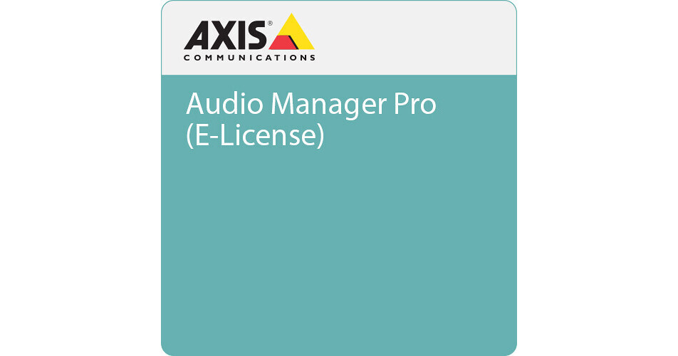 Axis Communications Audio Manager Pro 02062-001 B&H Photo Video