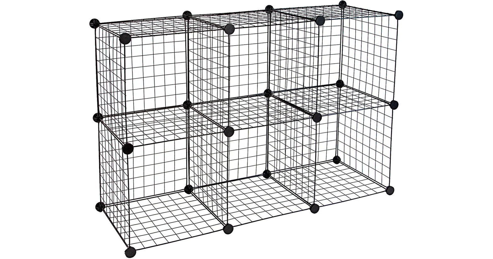 Mount-It! Wire Cube Storage Organizer (Set of 6) WI-4012 B&H