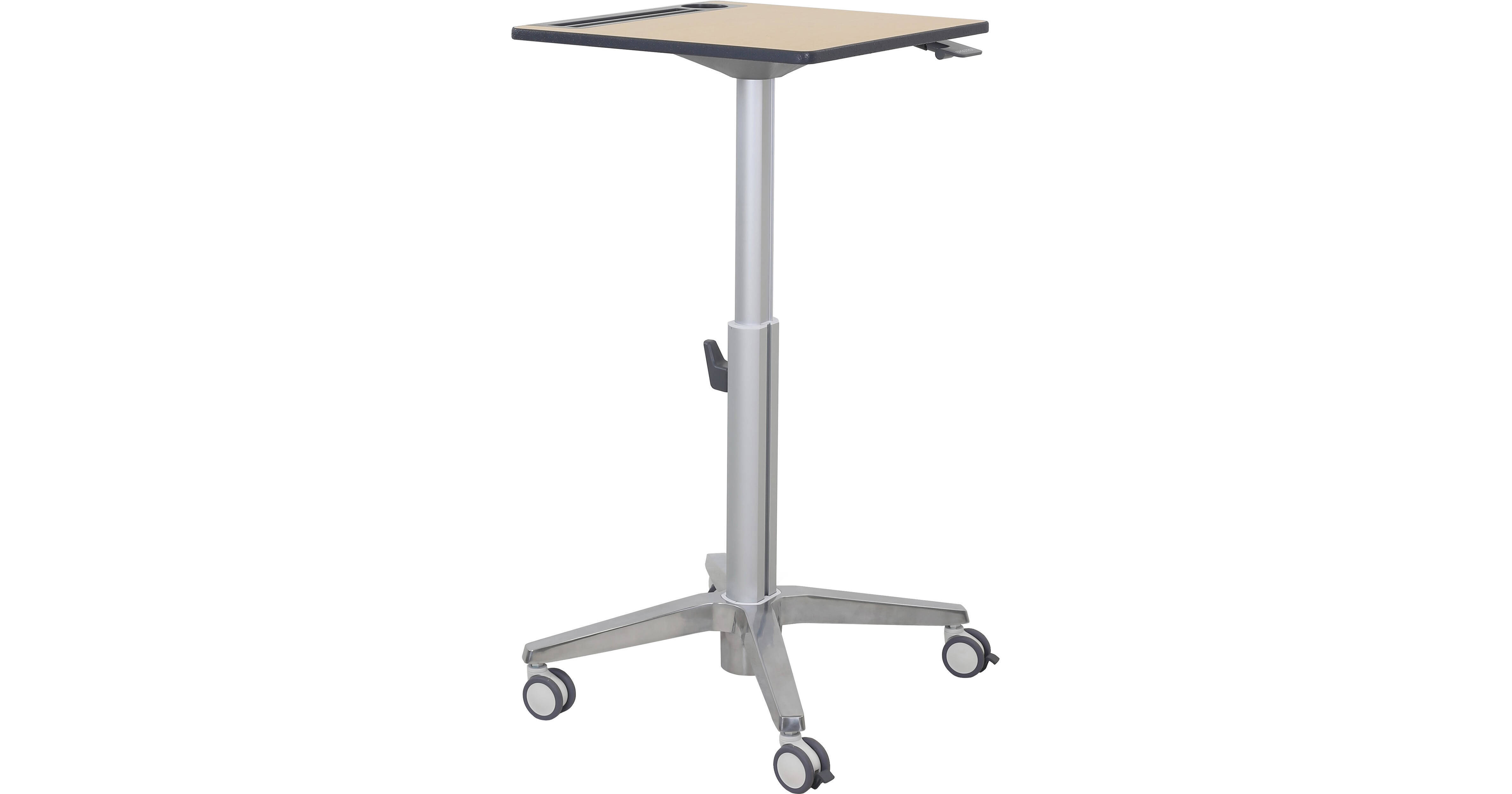 Ergotron Mobile Desk (Fusion Maple) 24-811-F13 B&H Photo Video