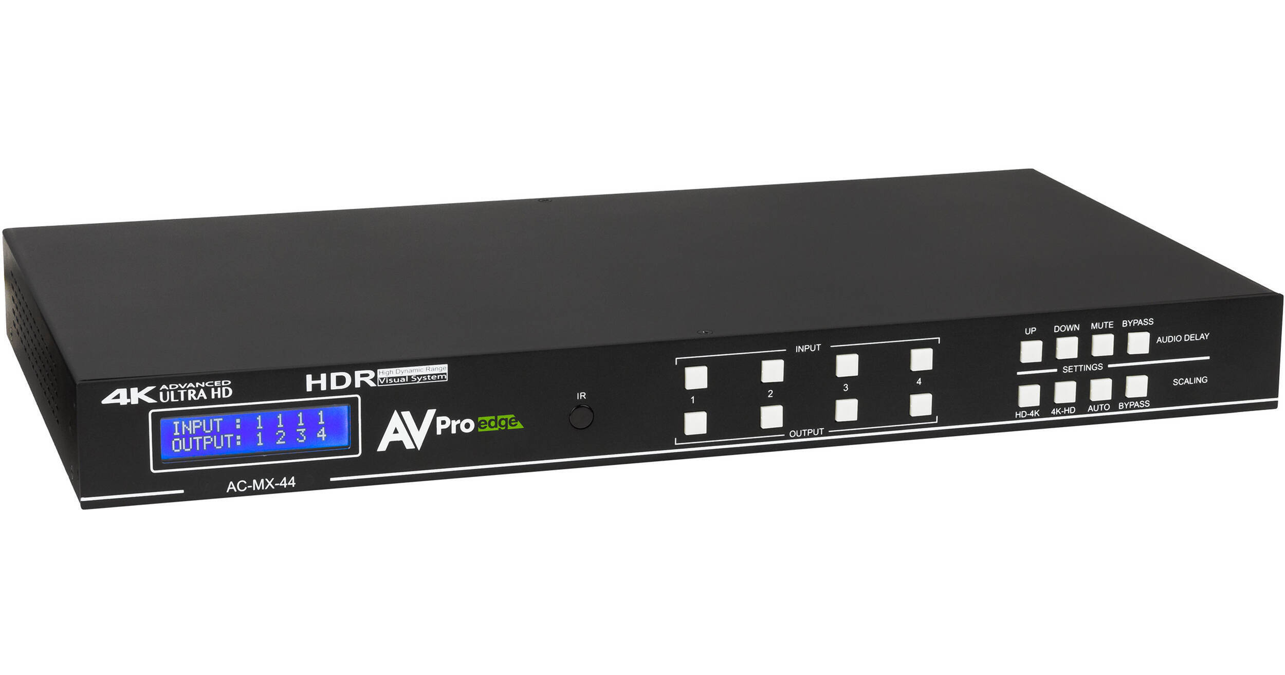 AVPro Edge 18Gbps 4K60 4:4:4 4x4 HDMI Matrix Switcher AC-MX-44