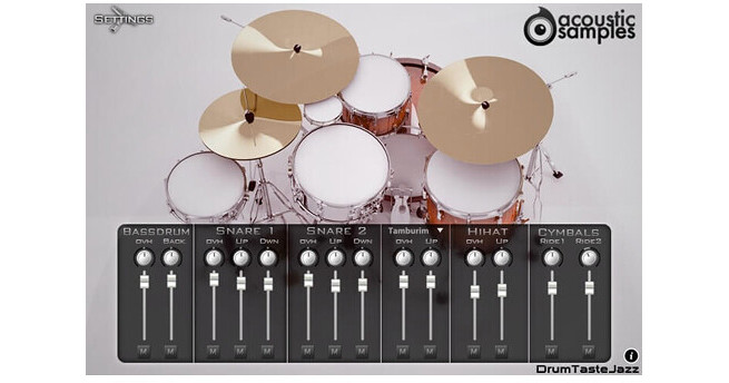 acousticsamples DrumTasteJazz Virtual Drum Software