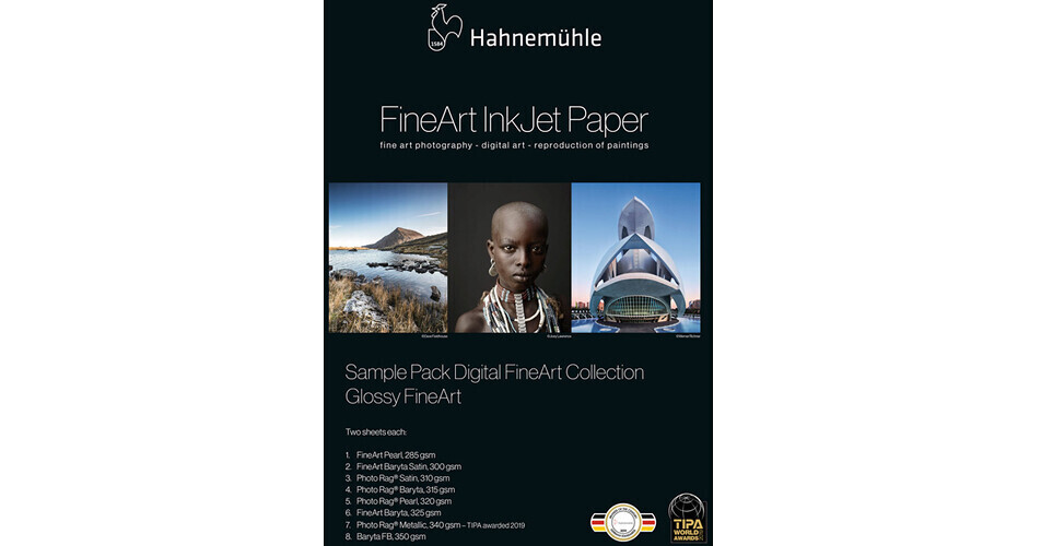 Hahnemuhle Glossy Sample Pack FineArt Assortment 10640054 B&H