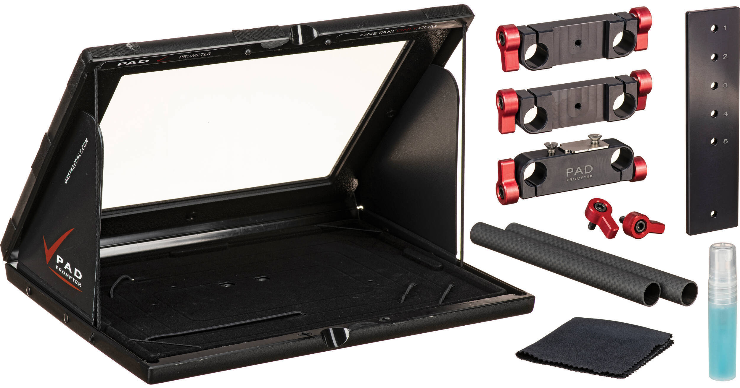 Onetakeonly Pad Prompter for 15mm Rigs for iPad and Tablet