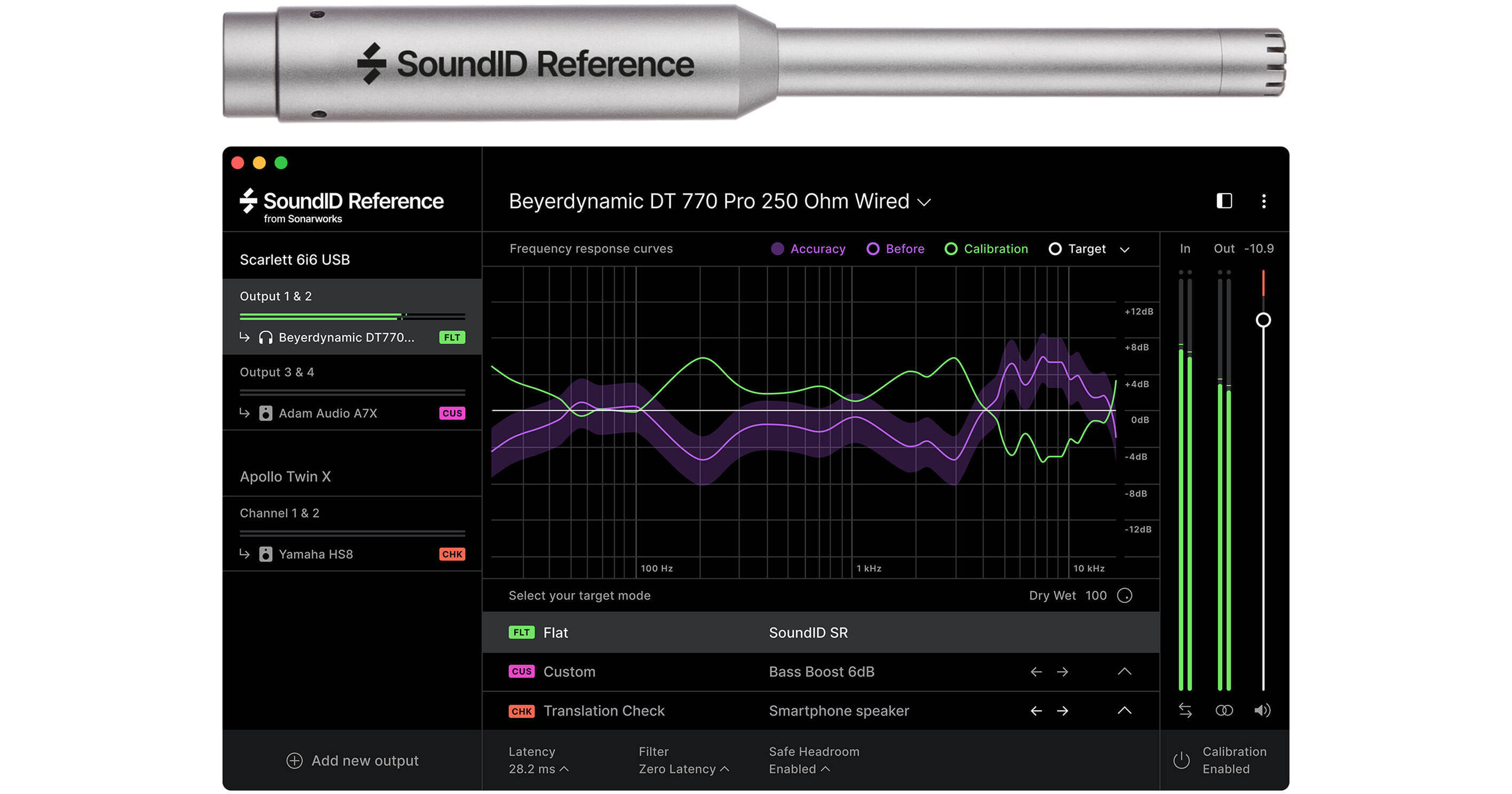 SONARWORKS SoundID Reference Speaker and Headphone 12-41467 B&H