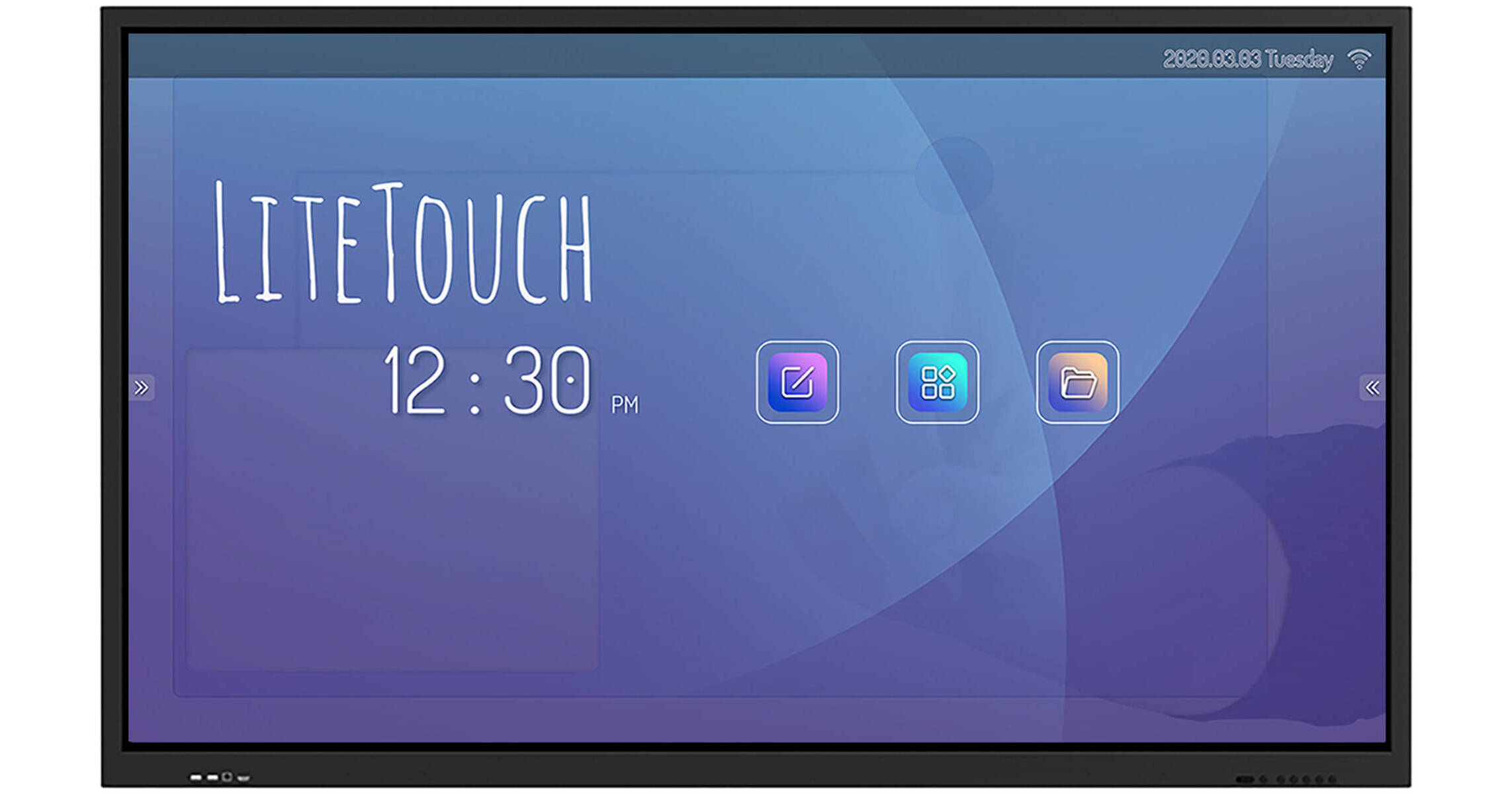 LTN Technologies 55" LiteTouch 4K UHD Interactive 55LTOUCHD B&H