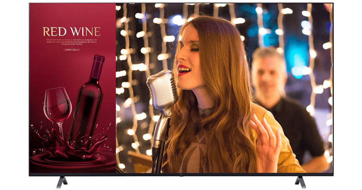 LG UR640S9 75" Class HDR 4K UHD Smart Digital Signage