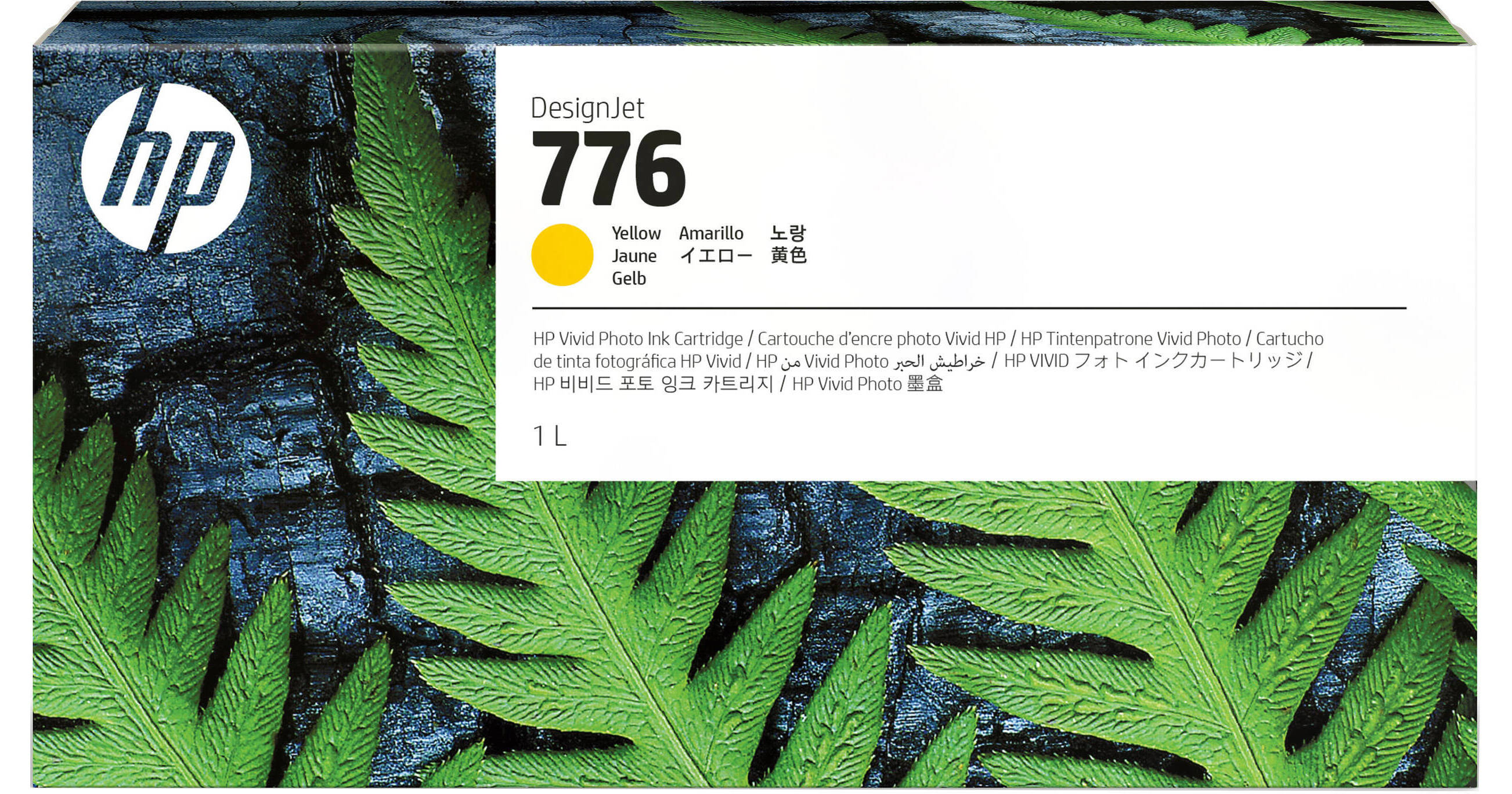 HP 776 Yellow 1L Original Ink Cartridge for HP DesignJet 1XB08A