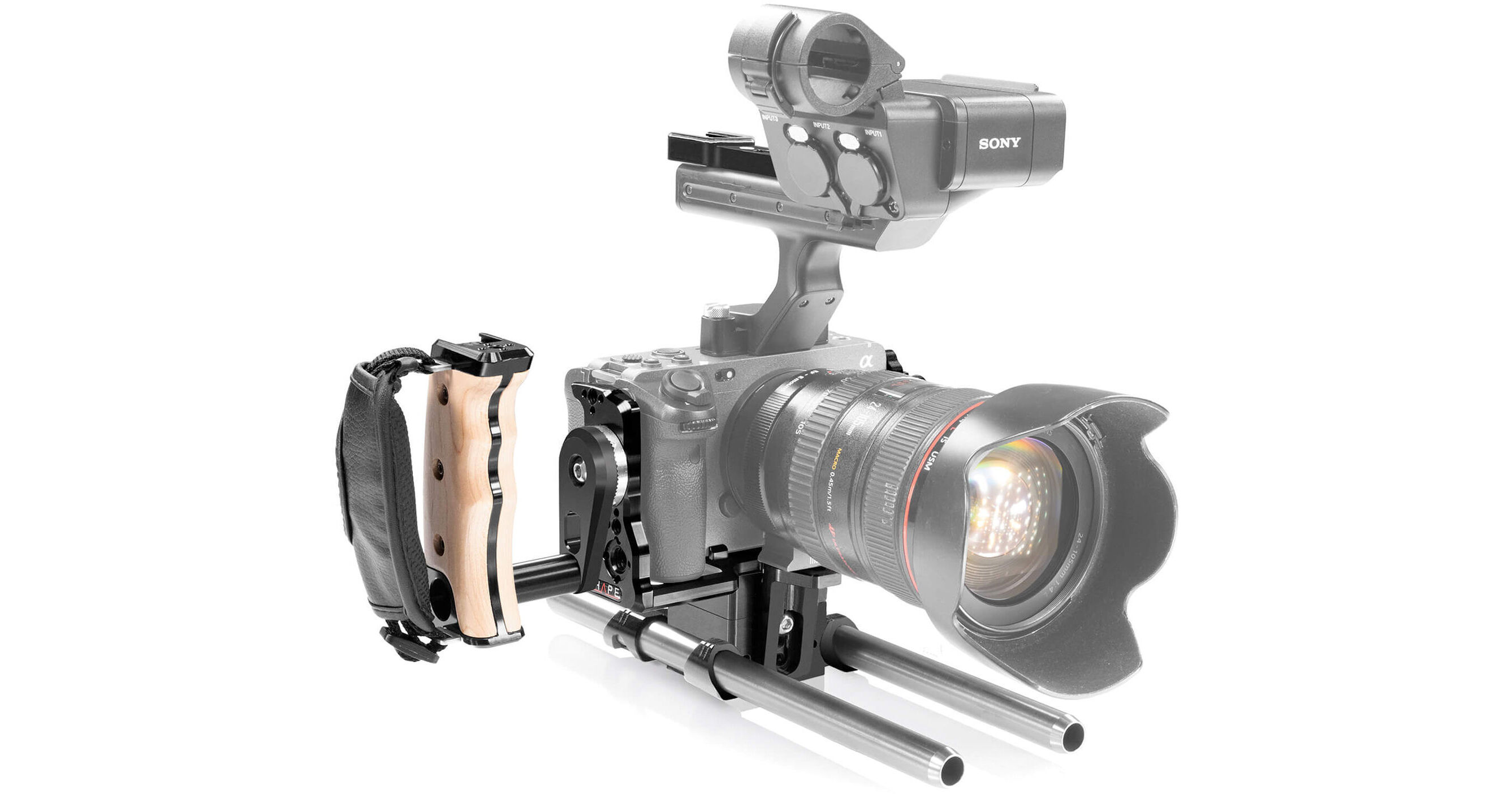 SHAPE Half Cage and 15mm Rods for Sony FX3 FX3ROD B&H Photo Video
