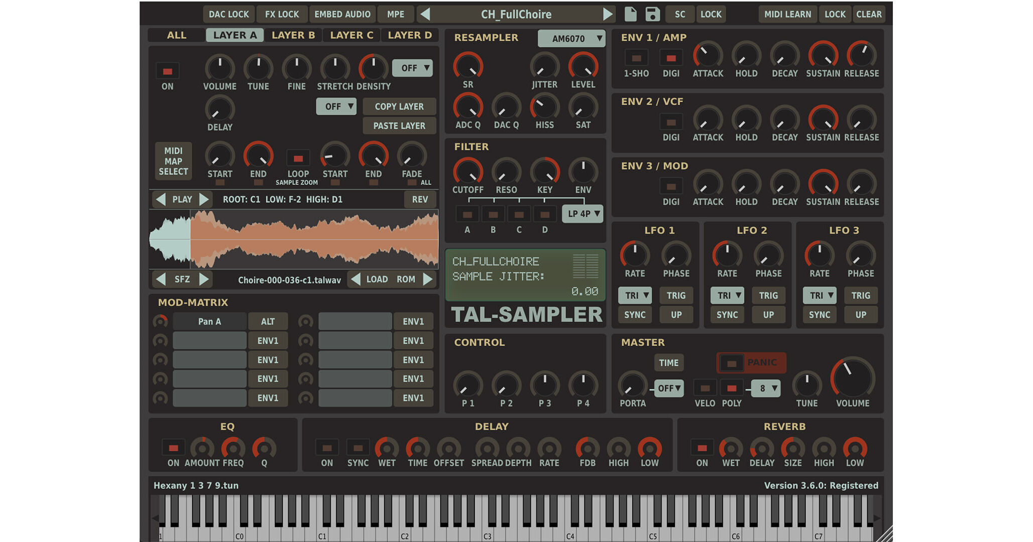 TAL Software Sampler Analog-Modeled Virtual Instrument 11-30703
