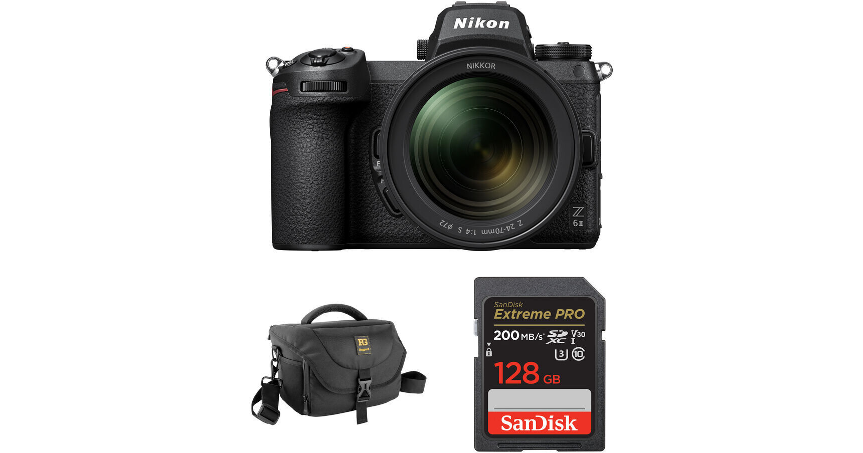 Nikon Z6 II Mirrorless Camera with 24-70mm f/4 Lens and