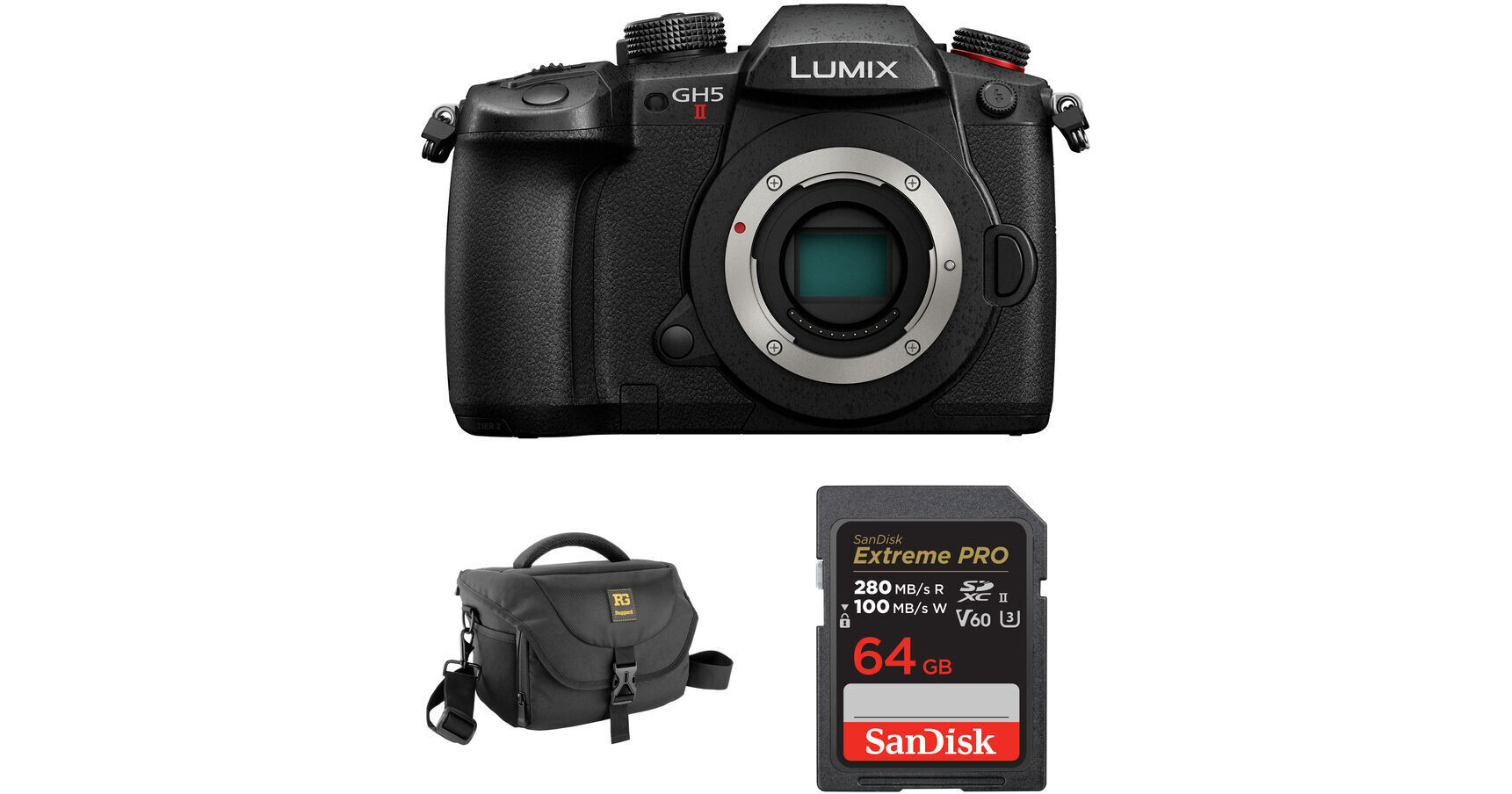 Panasonic Lumix GH5 II Mirrorless Camera and Accessories Kit