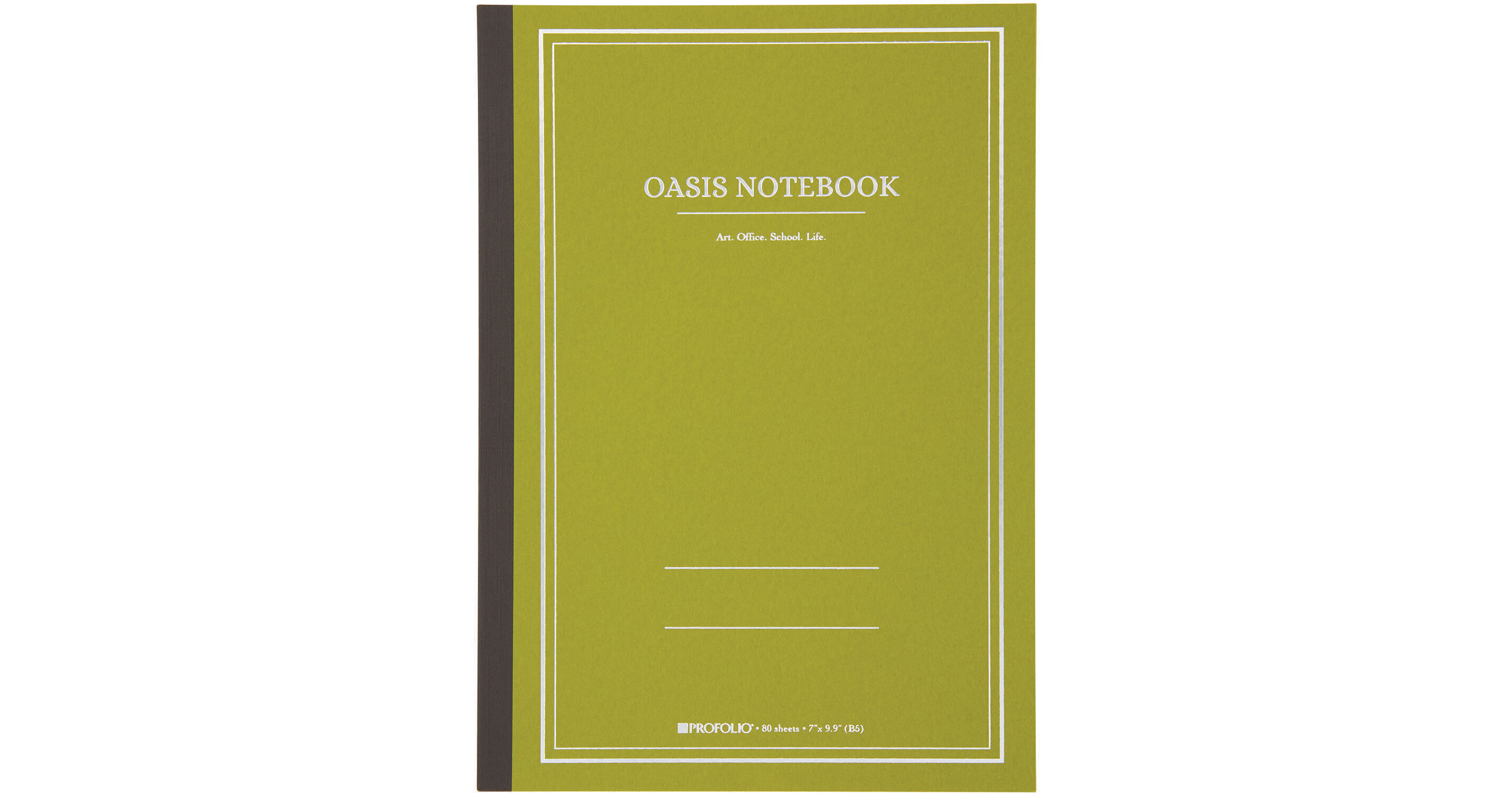 Itoya ProFolio Oasis Notebook (Avocado, 6.9 x 9.8") OA-LG-AV B&H