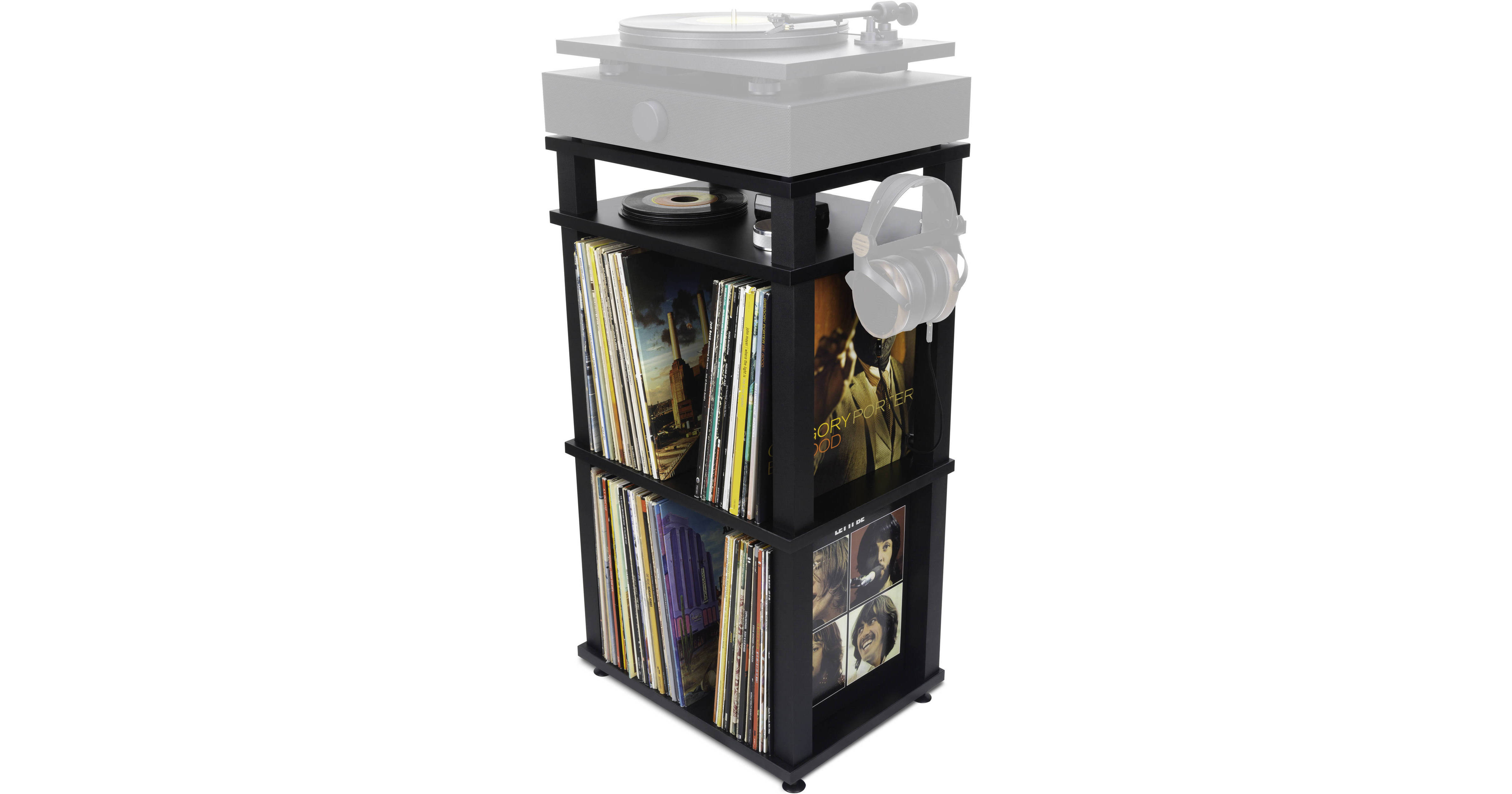Andover Audio SpinStand Record Stand (Black) AAMD4SSDBK01NA B&H