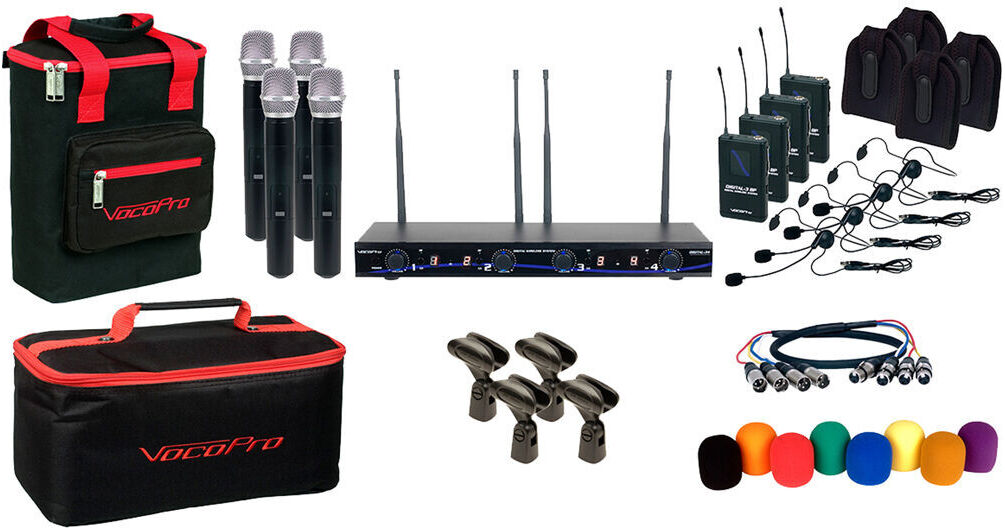 VocoPro 4-Channel Digital Wireless Handheld/Headset