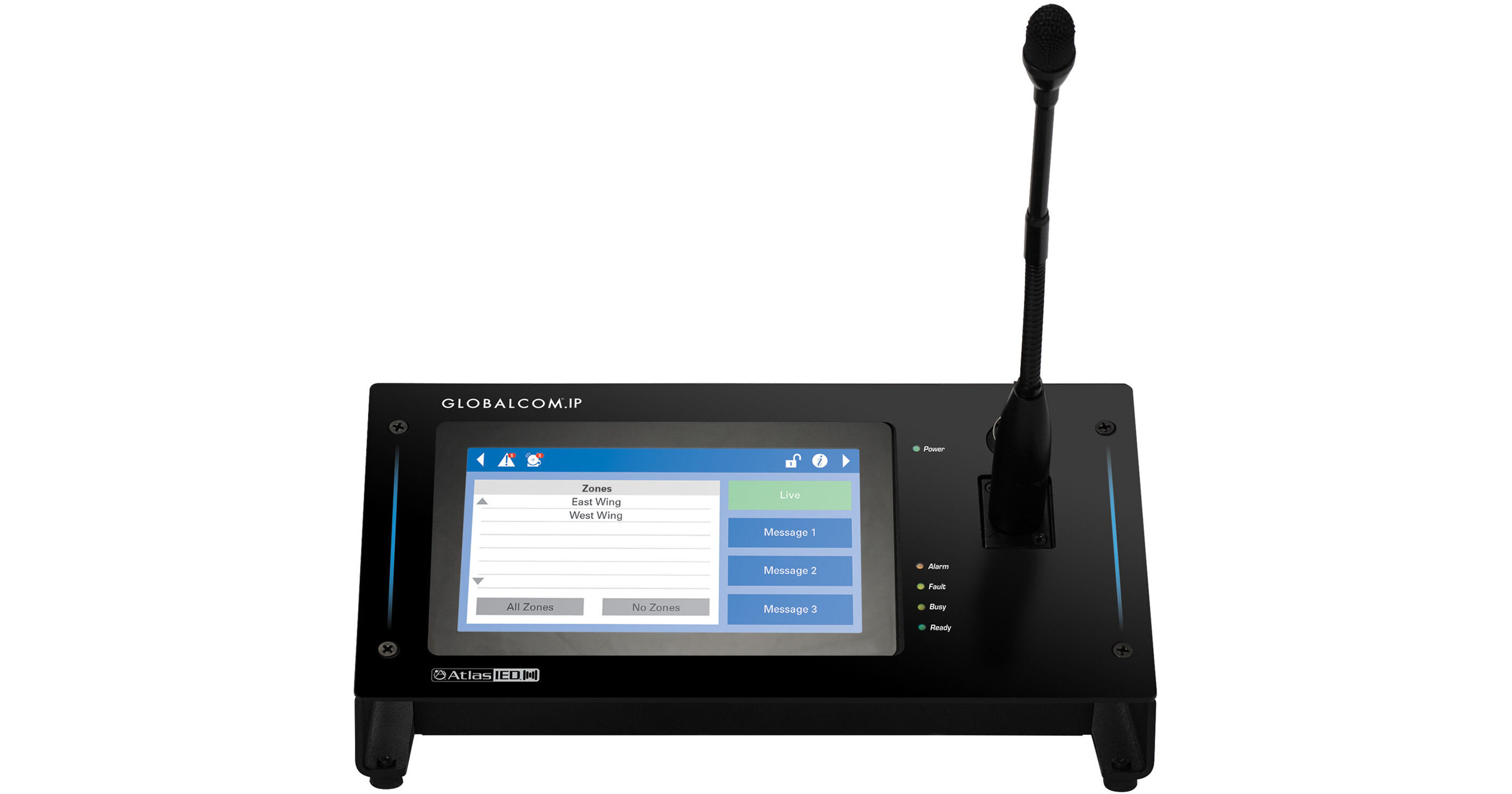 AtlasIED Globalcom.Ip Series Programmable Touch IPCSDTOUCH-G B&H