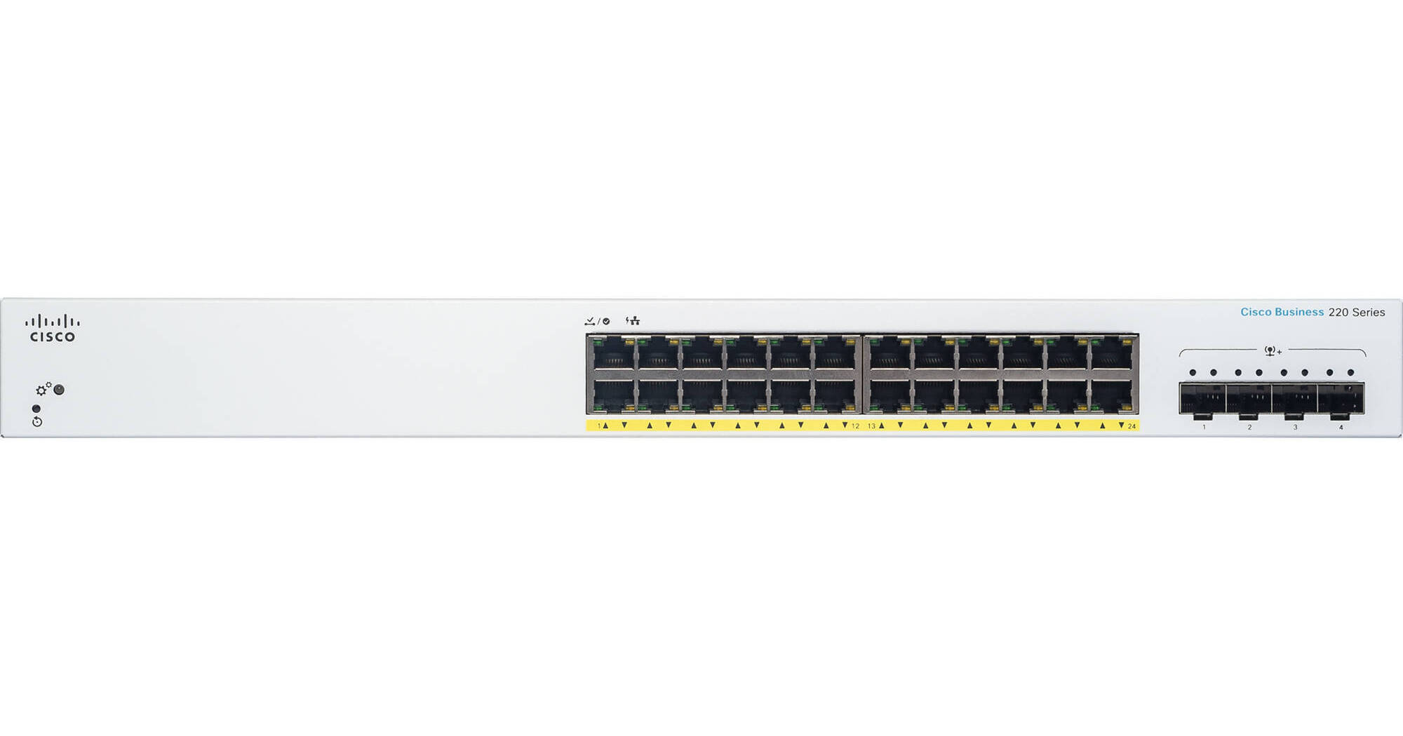 Cisco CBS220-24P-4X 24-Port Gigabit PoE+ CBS220-24P-4X-NA B&H