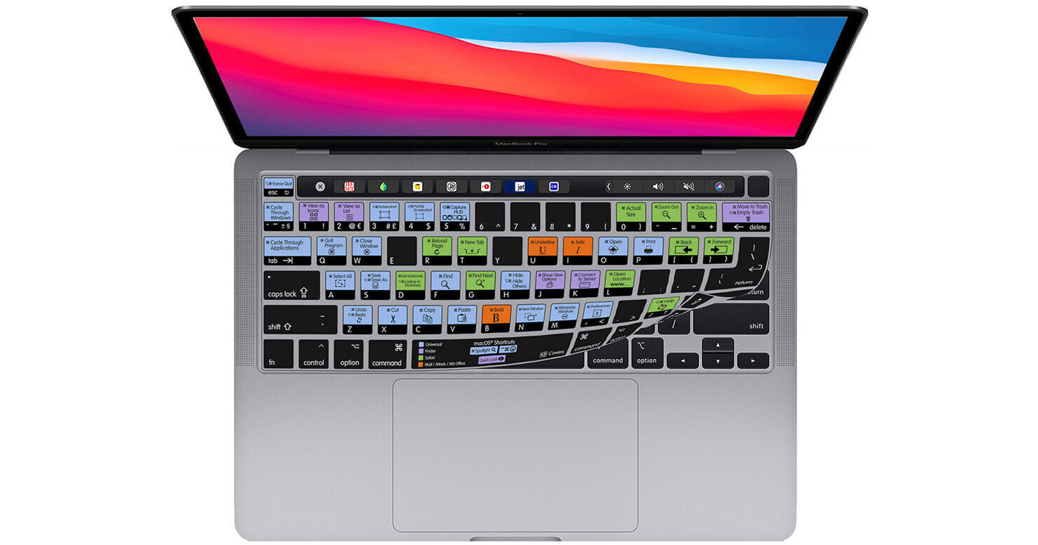 KB Covers macOS Keyboard Cover for MacBook Pro 13" MACOS-MBE B&H