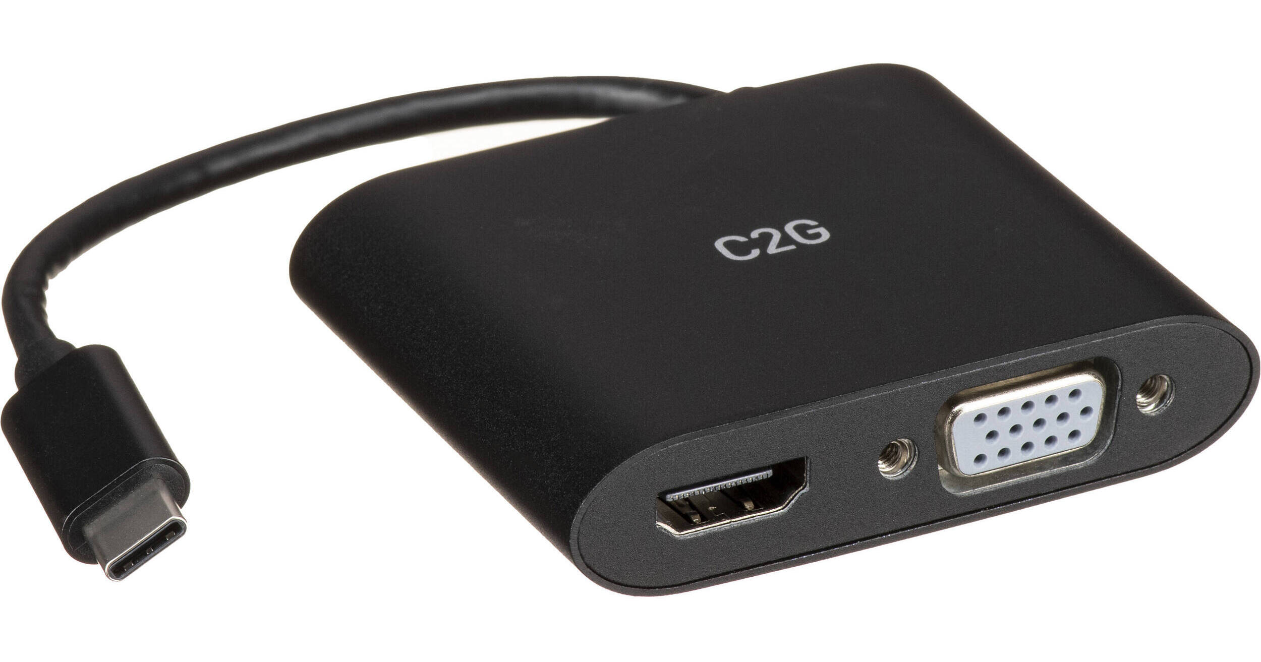 C2G USB Type-C to HDMI and VGA MST Multiport Adapter C2G29830
