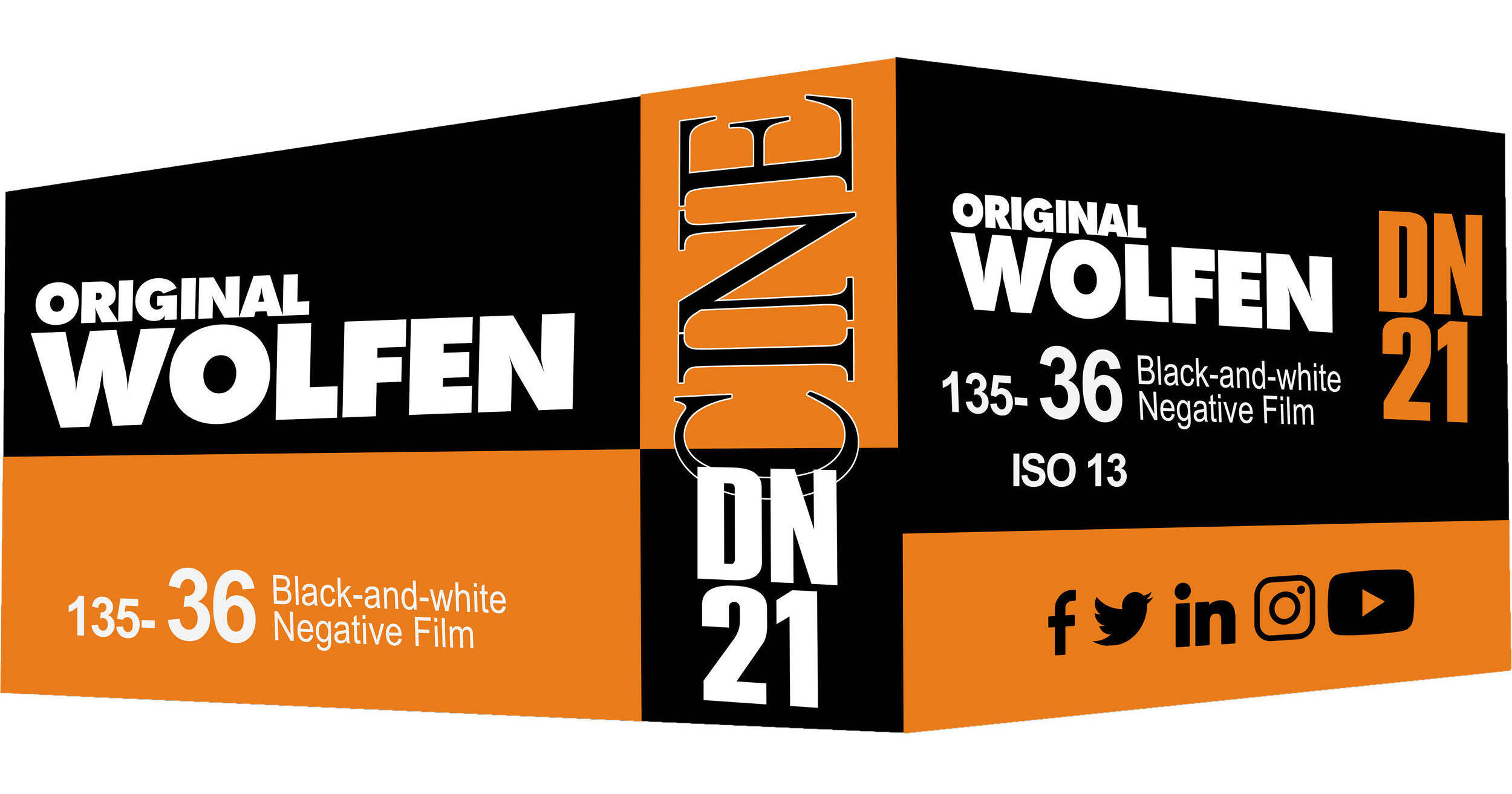 Wolfen Wolfen DN21 Black and White Film DN2113536 B&H Photo Video