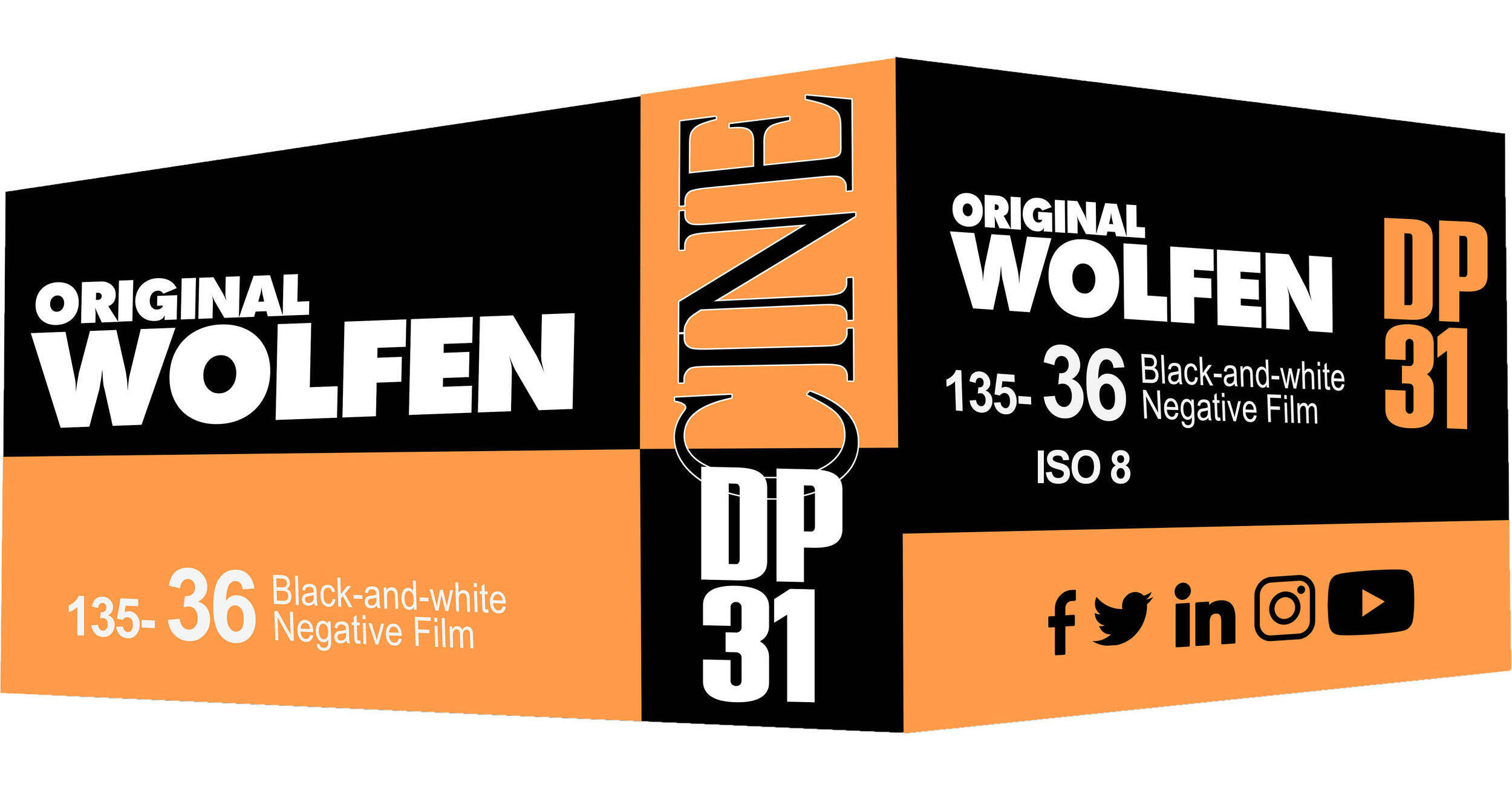 Wolfen Wolfen DP31 Black and White Film DP3113536 B&H Photo Video
