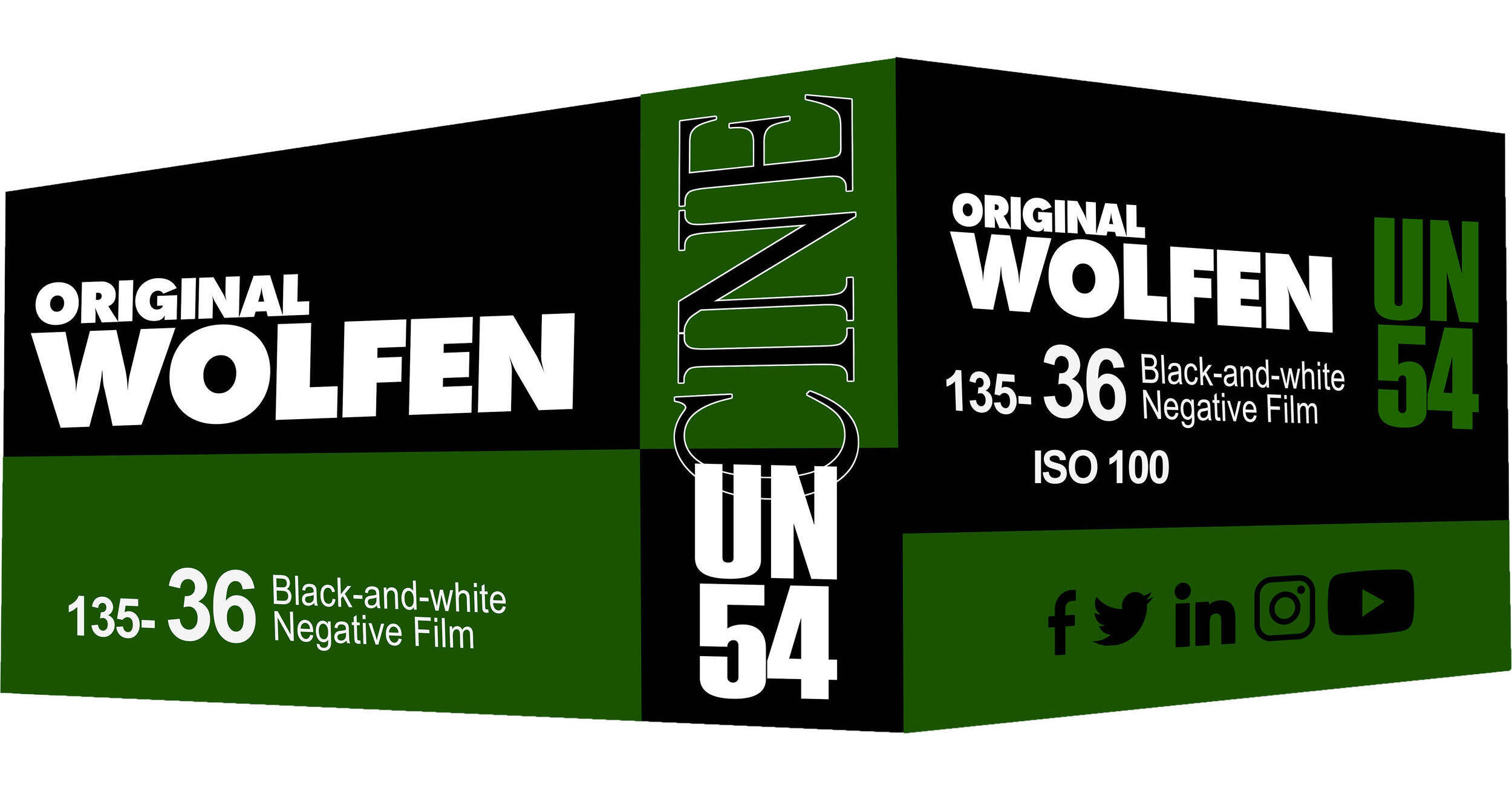 Wolfen Wolfen UN54 Black and White Film UN5413536 B&H Photo Video