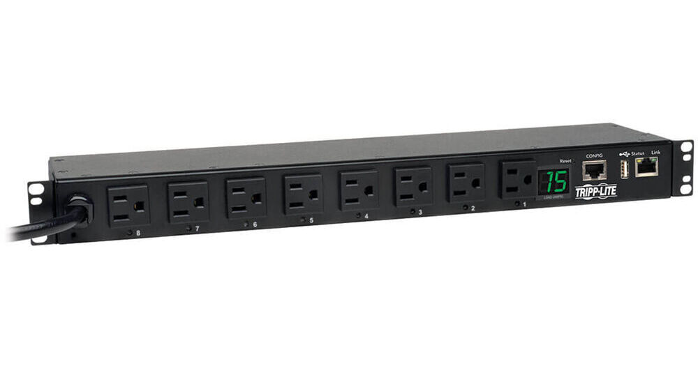 Tripp Lite 8-Outlet 1400W Single-Phase Switched PDU