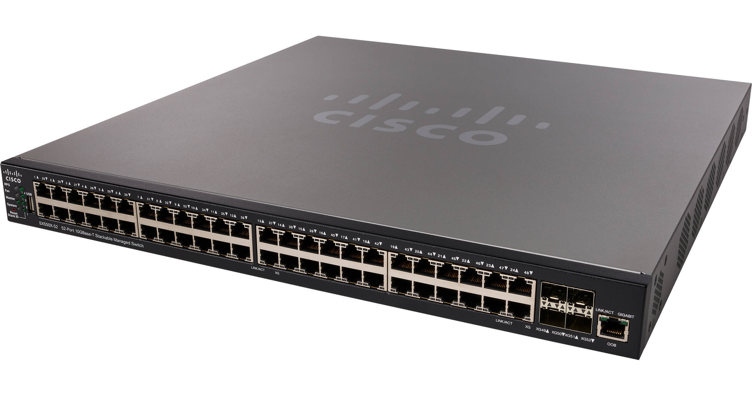 Cisco SX550X-52-K9 48-Port 10G Managed Network SX550X-52-K9-NA