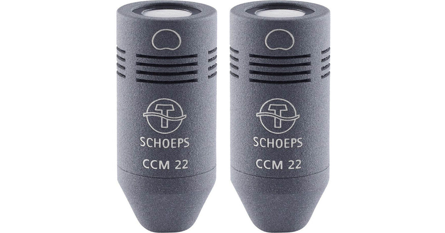 Schoeps Matched Pair of CCM 22 KG Open Cardioid Mics, CCM 22 K