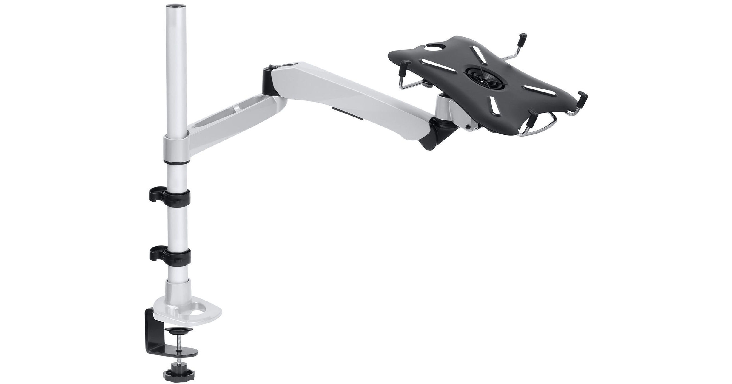 Mount-It! Laptop Desk Mount with USB Powered Cooling Fan