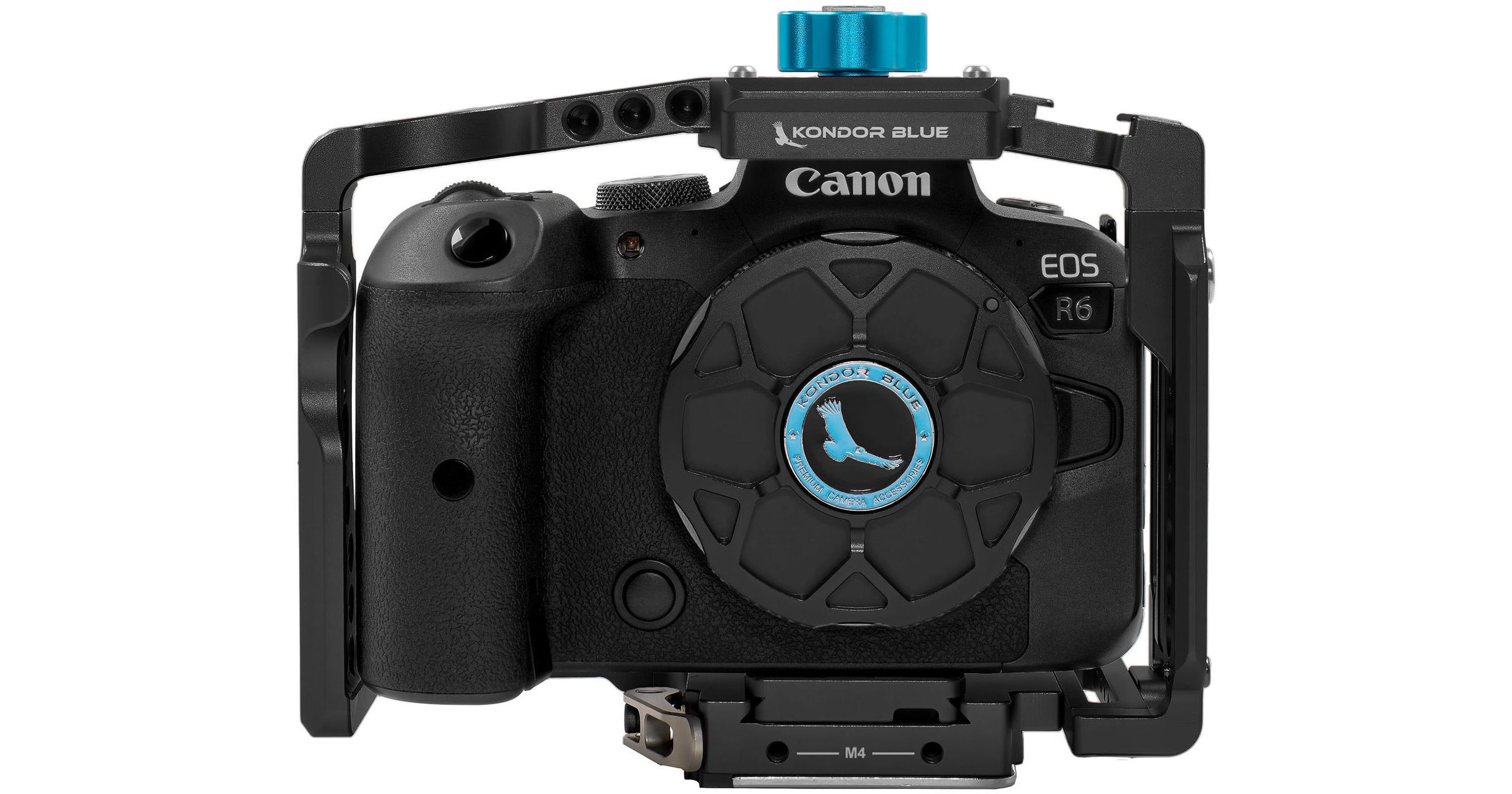 Kondor Blue Full Cage for Canon R5, R6, R, & KB-CANON-CAGE-CO-BK