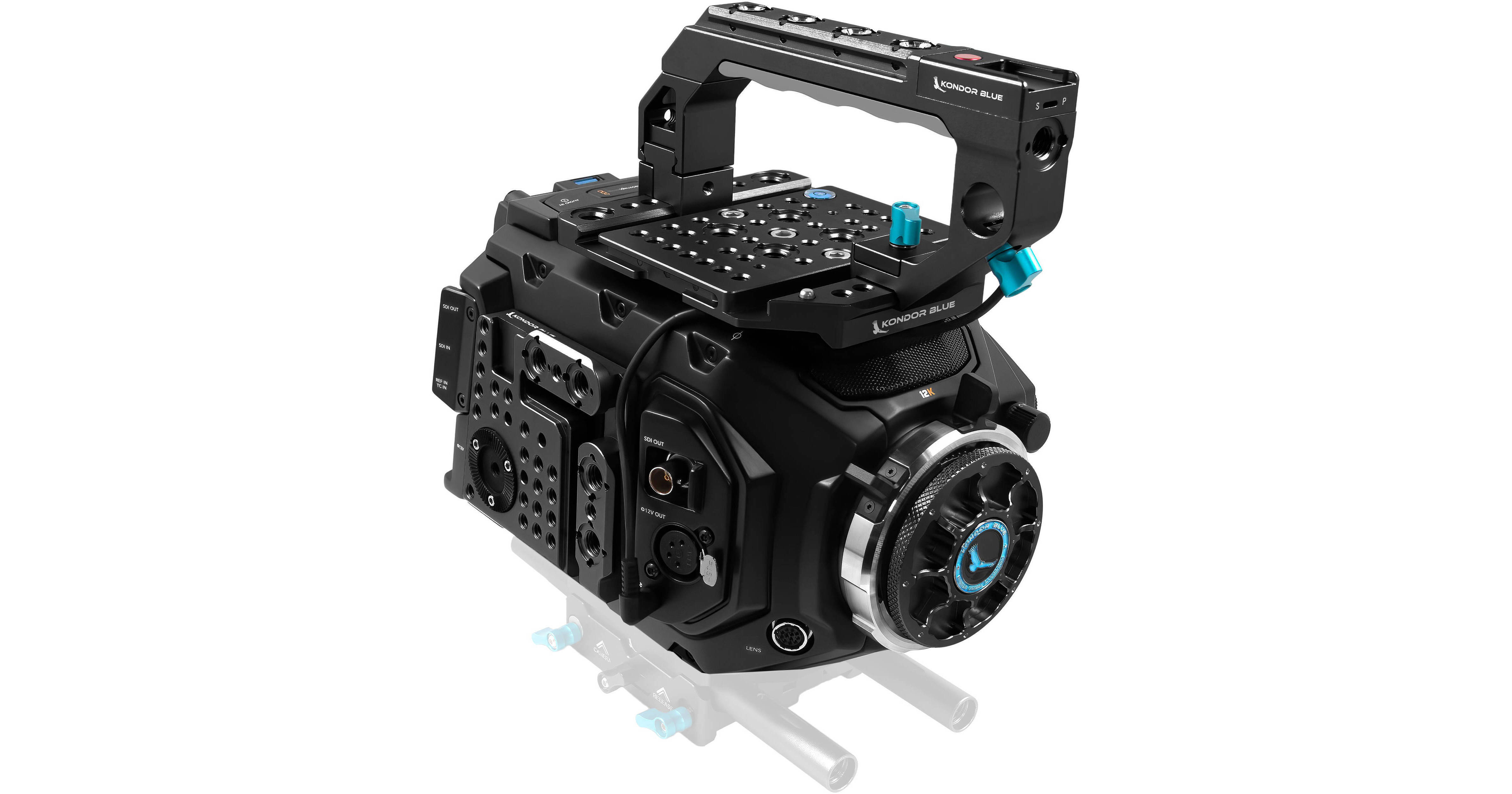Kondor Blue Camera Cage & Remote Trigger Top Handle KB-URSAM-BK
