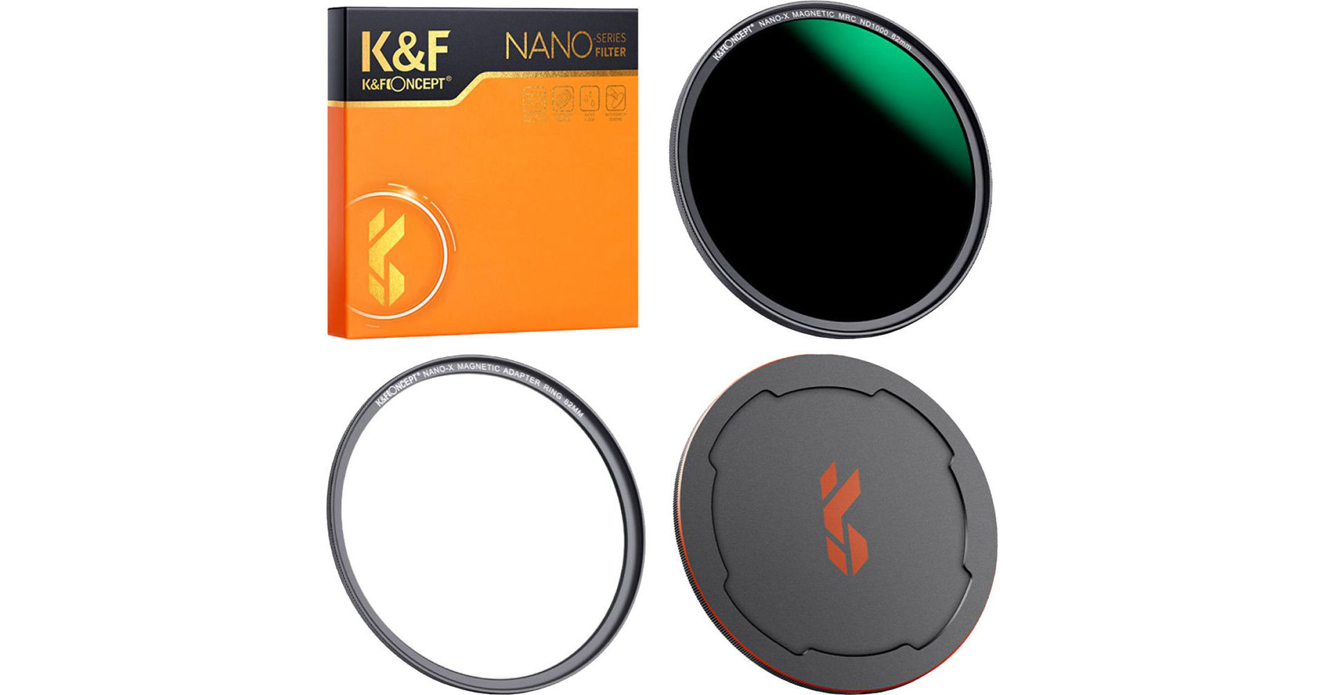 K&F Concept Nano-X Magnetic ND1000 Filter with Adapter SKU.1762