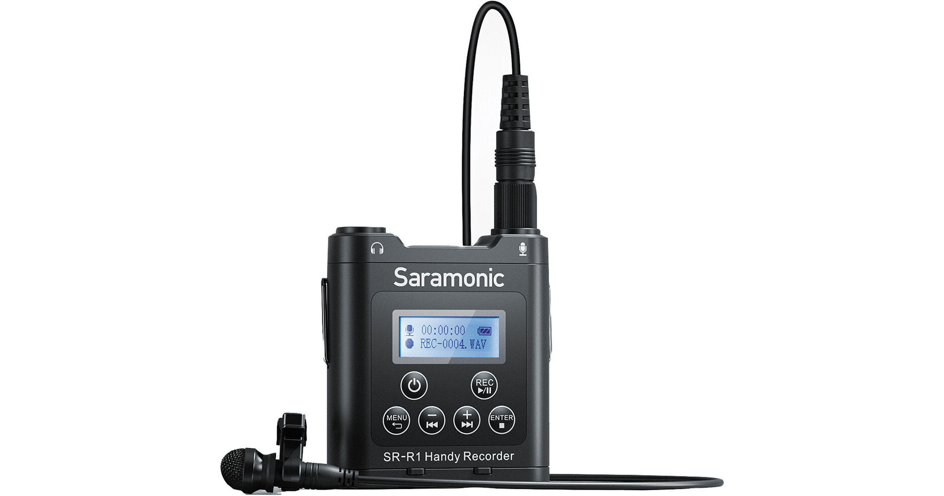 Saramonic SR-R1 Stereo Bodypack Recorder with DK3A Omni SR-R1